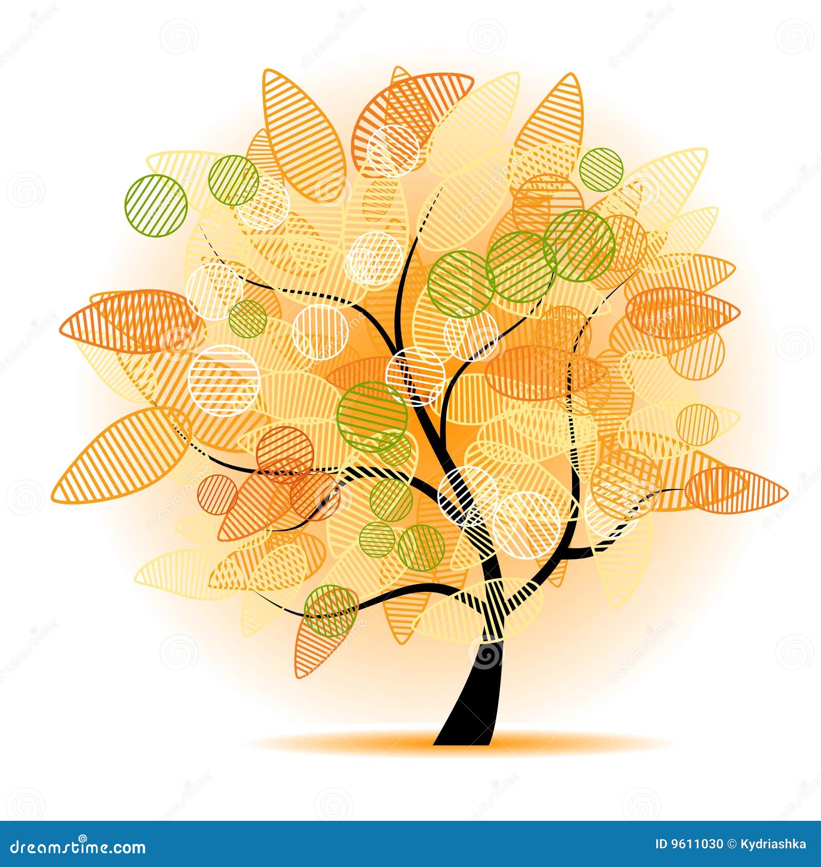Art Tree Beautiful for Your Design Stock Vector - Illustration of ...