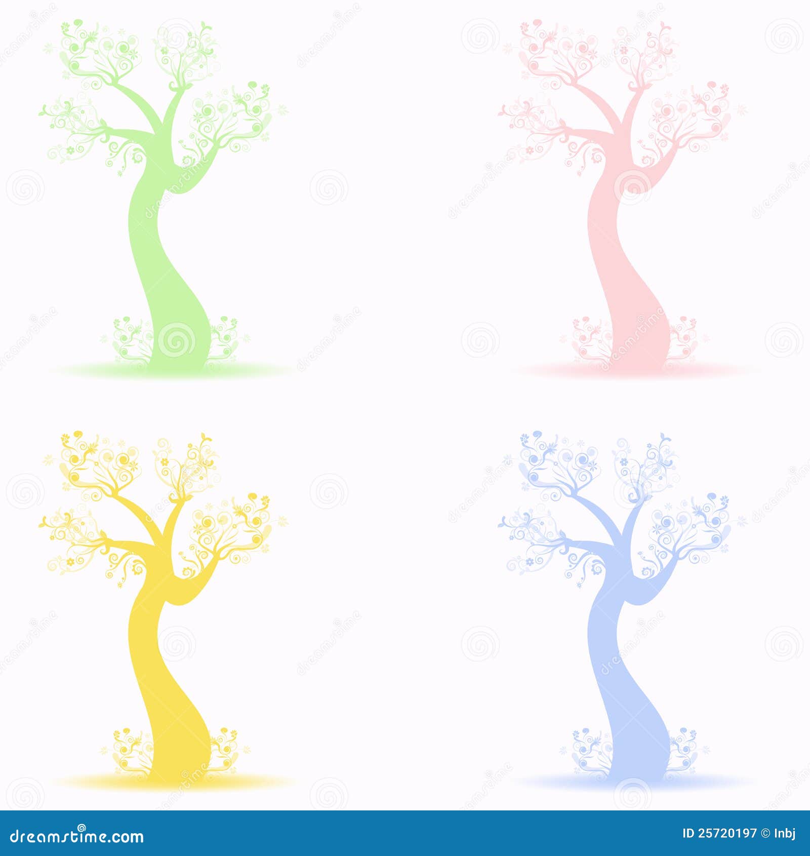 Art trees stock illustration. Illustration of branch - 25720197