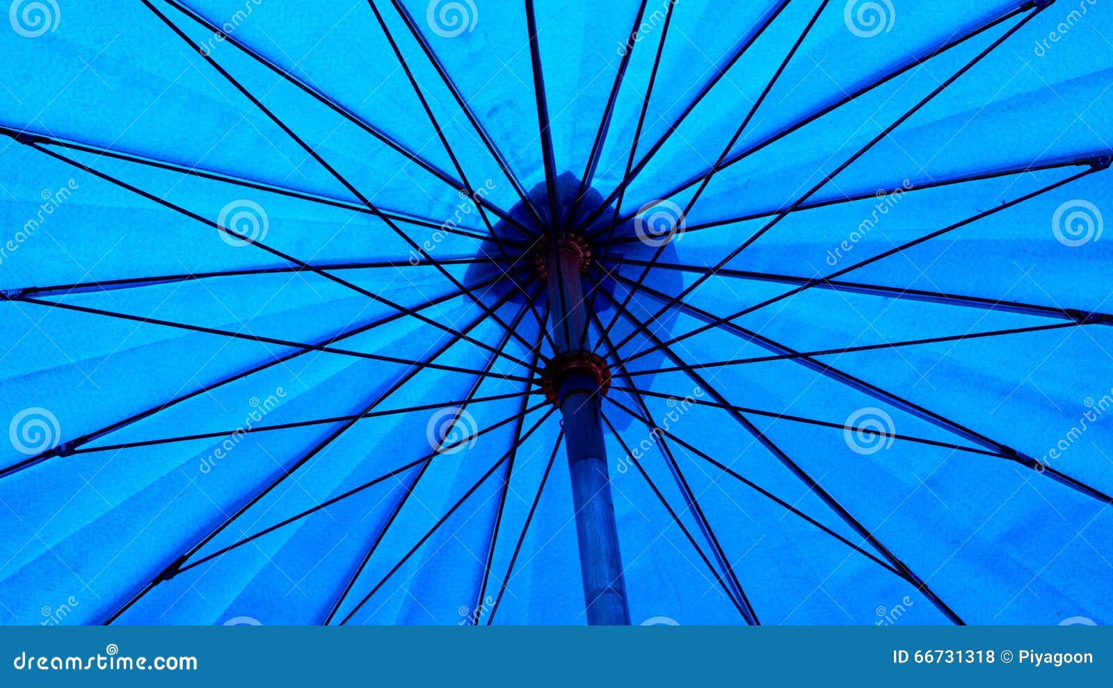 Art of Umbrella Frame and Light Stock Photo - Image of structure ...