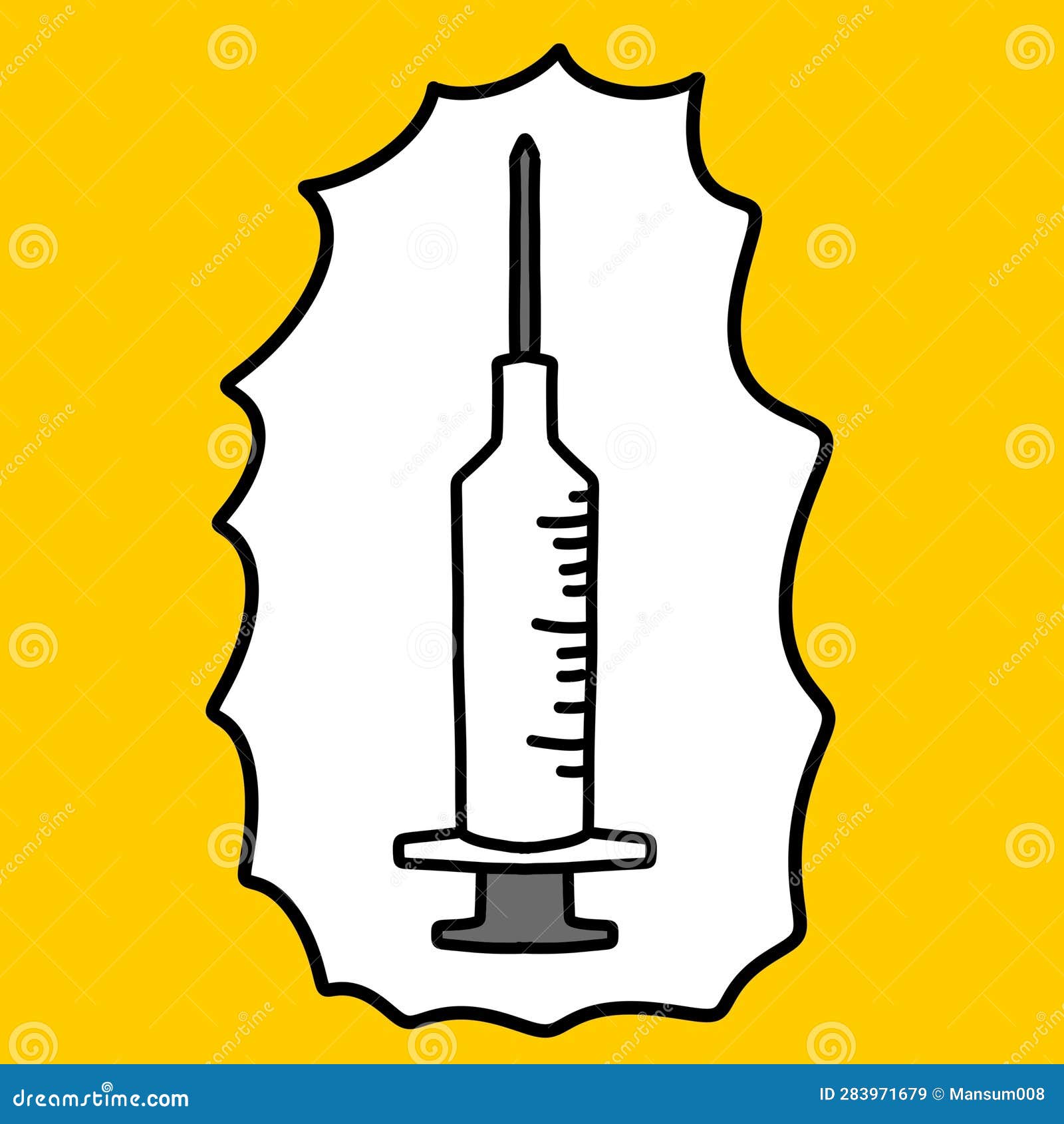 Vaccination Cartoon Icon Design Illustration Stock Illustration ...