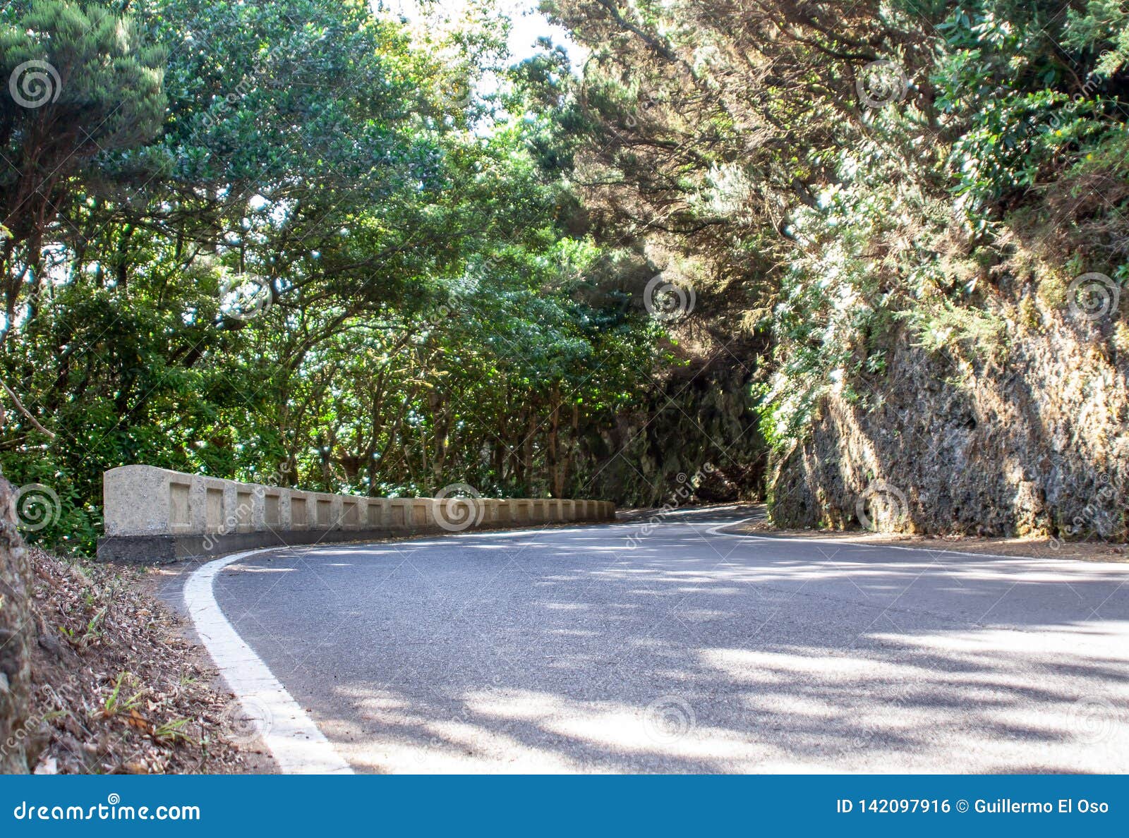 Art view from a curvy road stock photo. Image of asphalt - 142097916