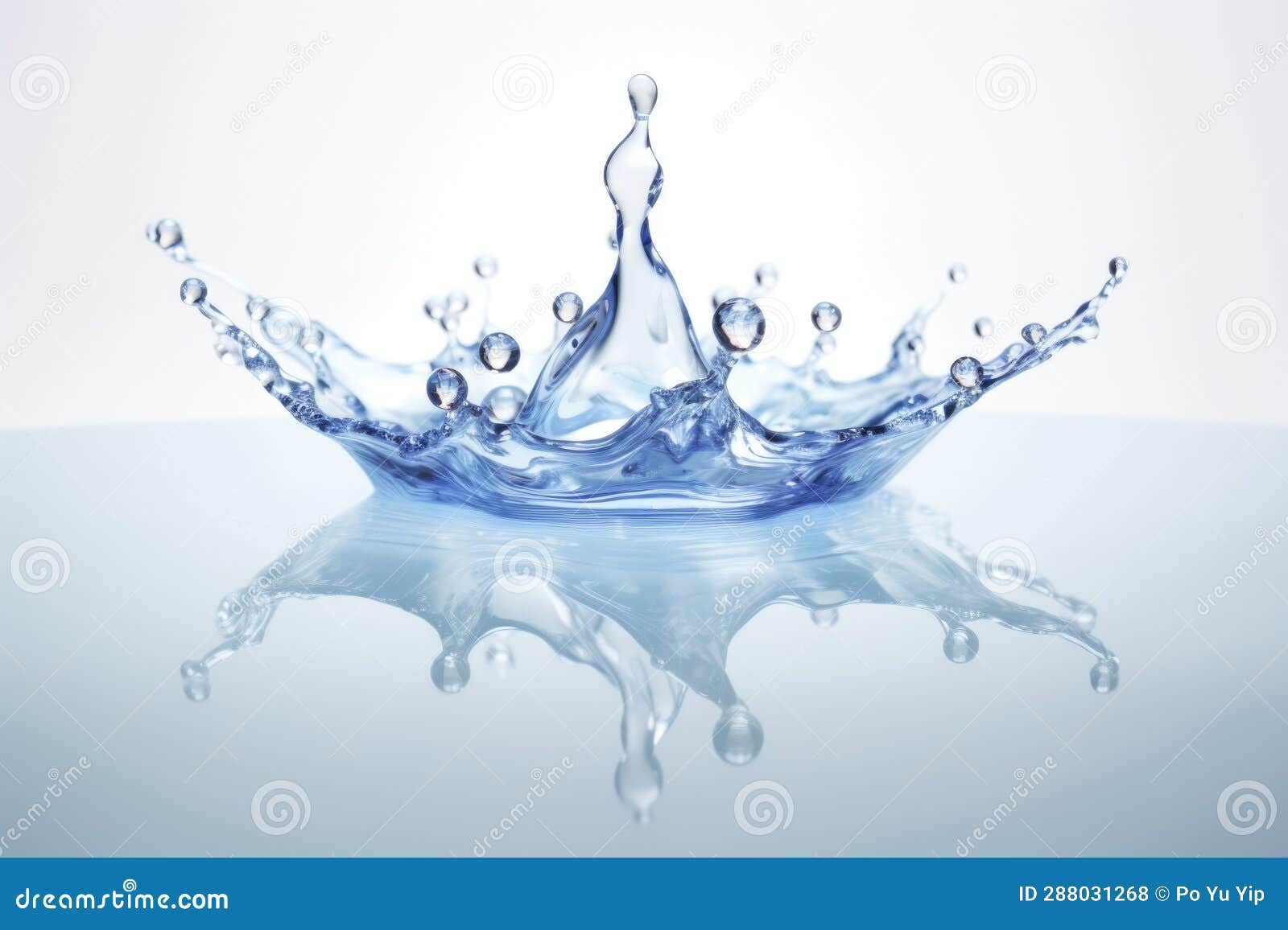 Art of Water Splash Flowing Motion Stock Illustration - Illustration of ...