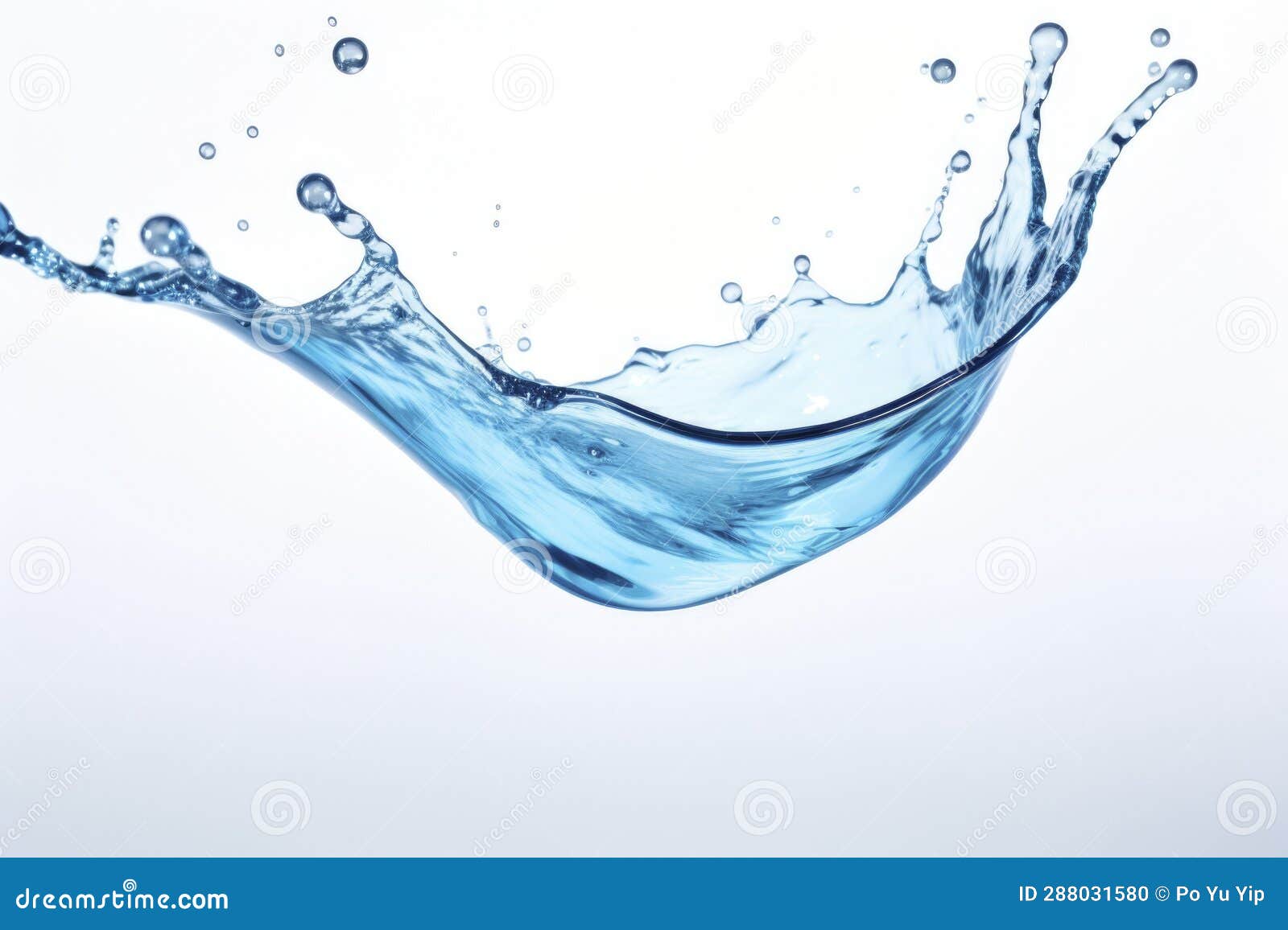 Art of Water Splash Flowing Motion Stock Illustration - Illustration of ...