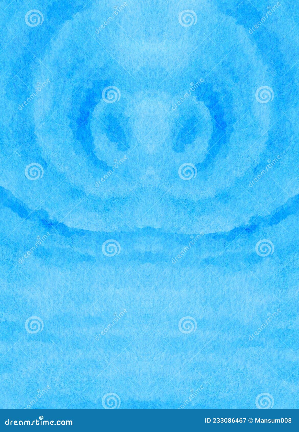 Watercolor of Blue Color Background Stock Image - Image of beautiful ...