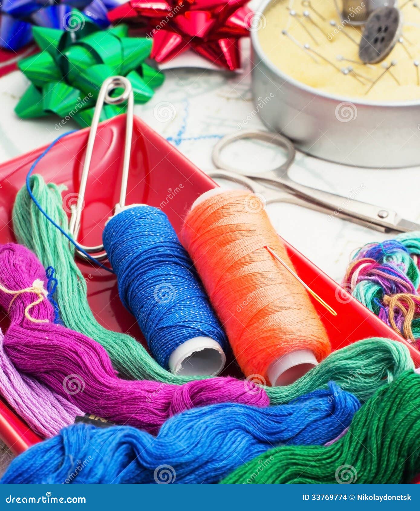 Art of Weaving and Embroidering Stock Photo - Image of mouline, cunning ...