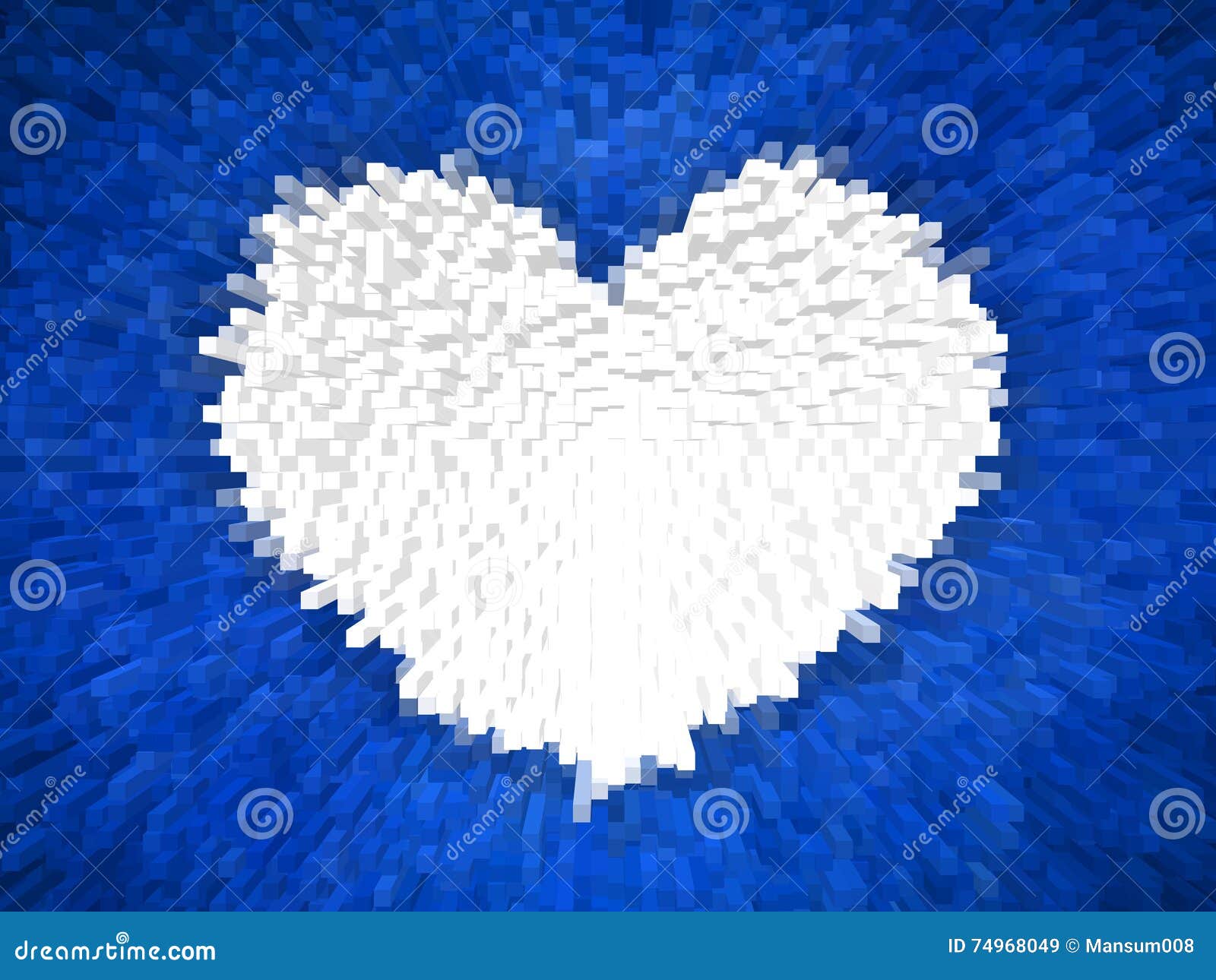 Red Heart.Block Plastic Toys.Constructor. Symbol Of Love. Vector ...