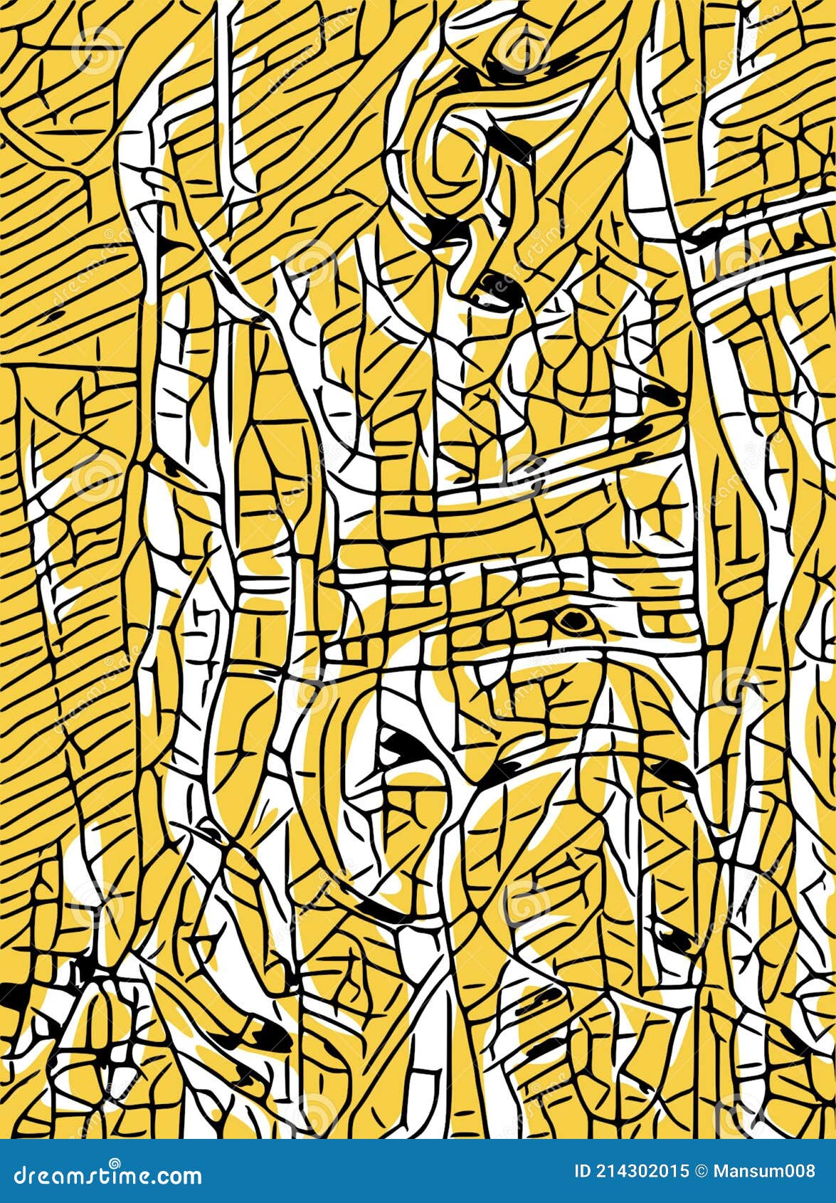 Yellow Color of Abstract Background Stock Illustration - Illustration ...