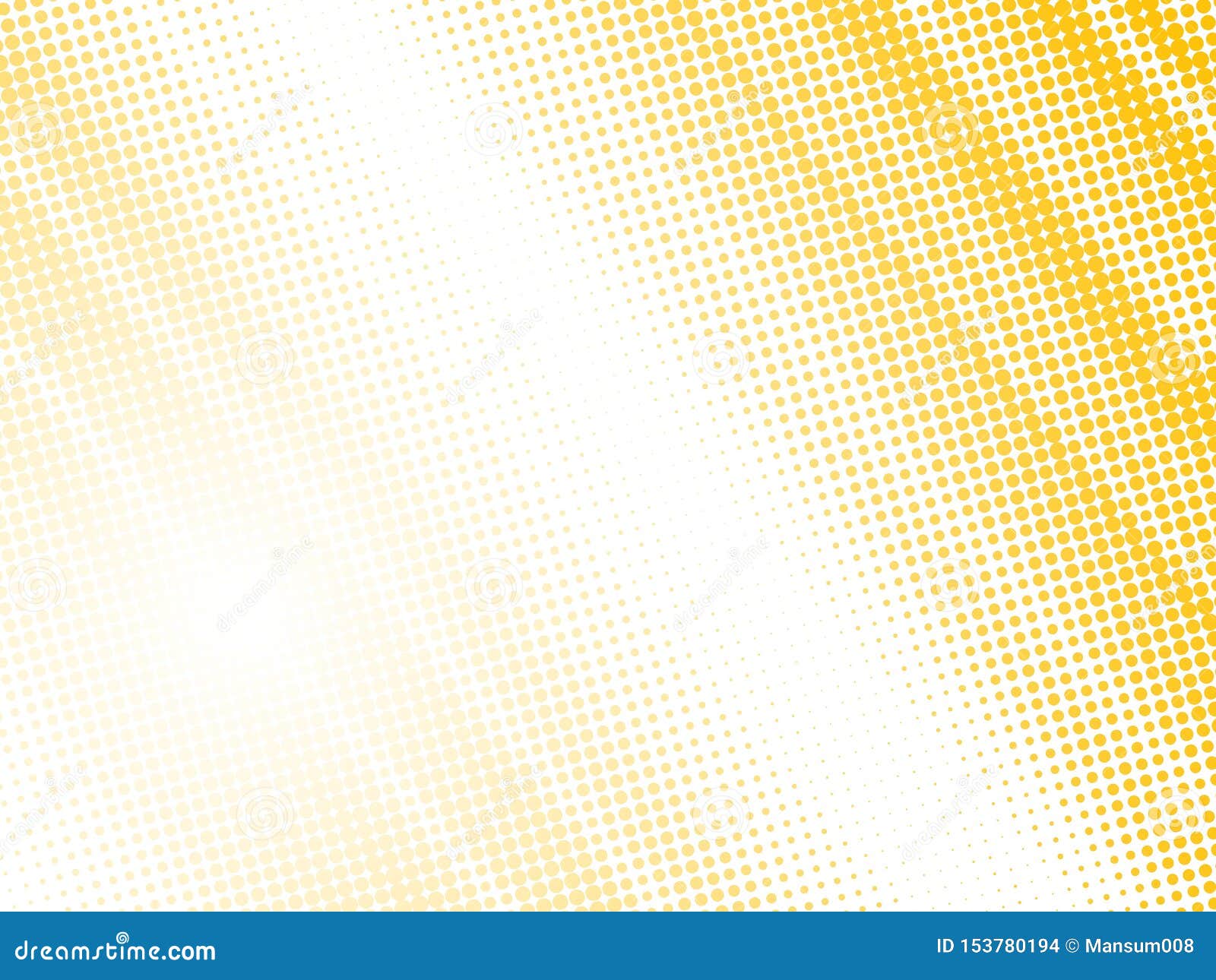 Yellow Color Dotted Pattern Background Stock Illustration ...