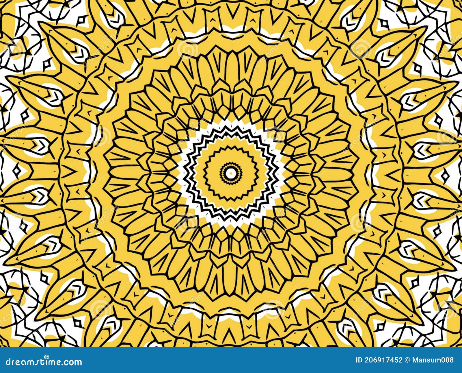 Yellow Color Pattern Background Stock Illustration - Illustration of ...