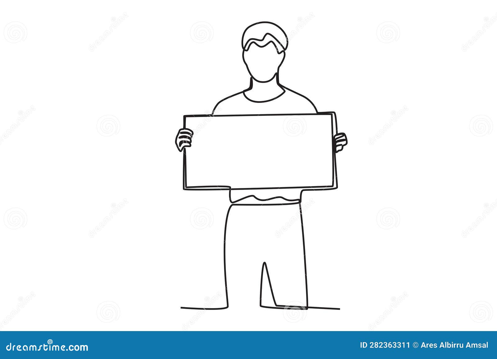 A Man Carrying a Box To Help Humans Stock Vector - Illustration of ...
