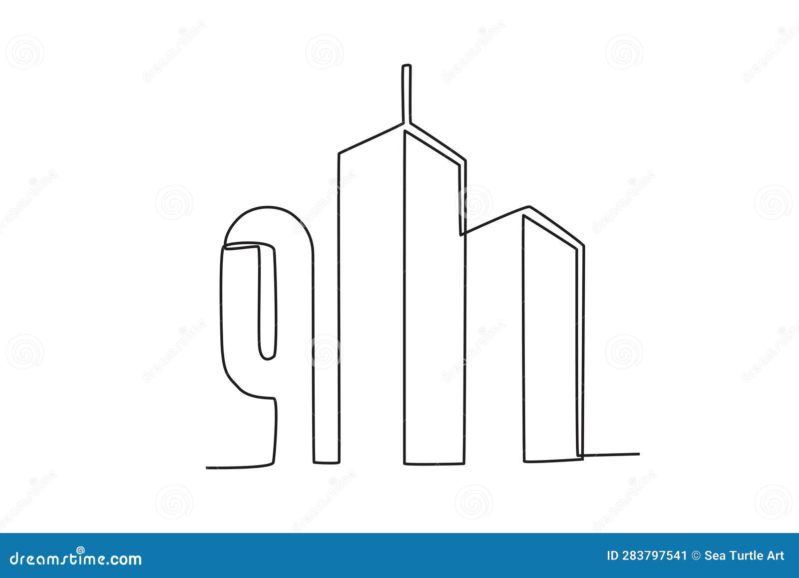 A Tower the 911 Incident Occurred Stock Vector - Illustration of design ...