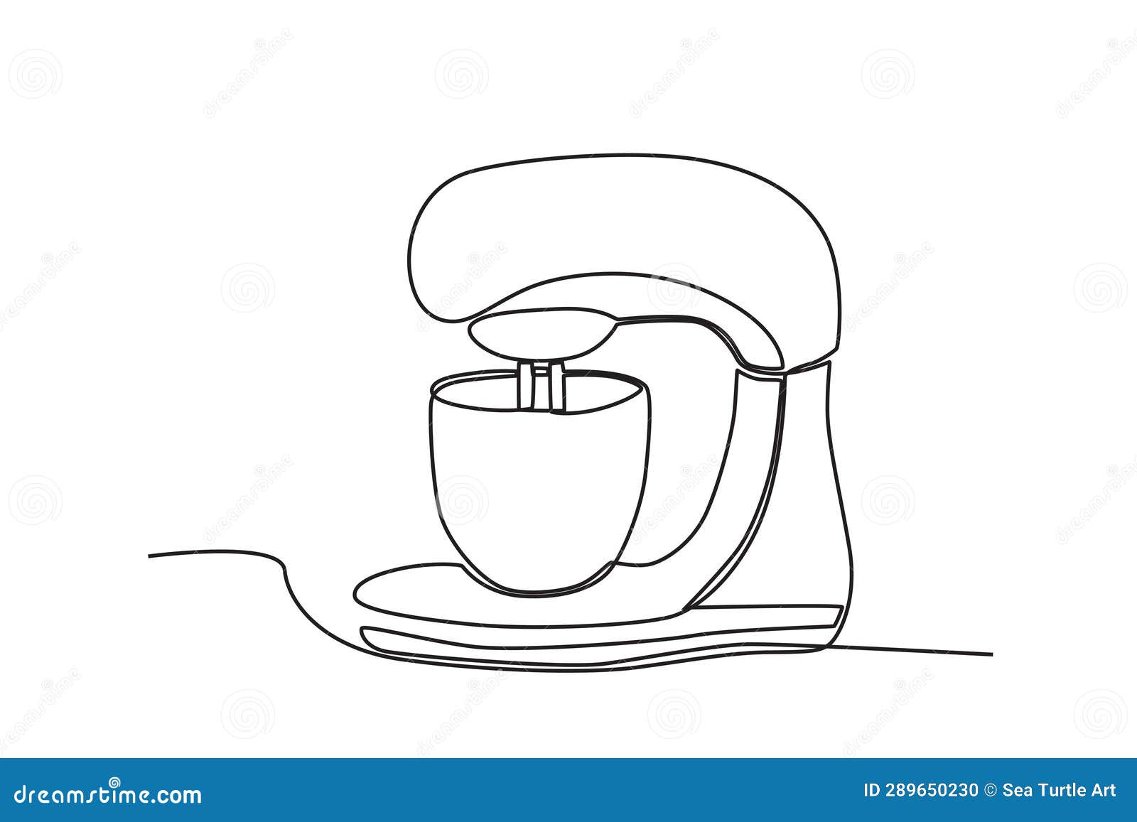 A cookie dough mixer stock illustration. Illustration of household ...