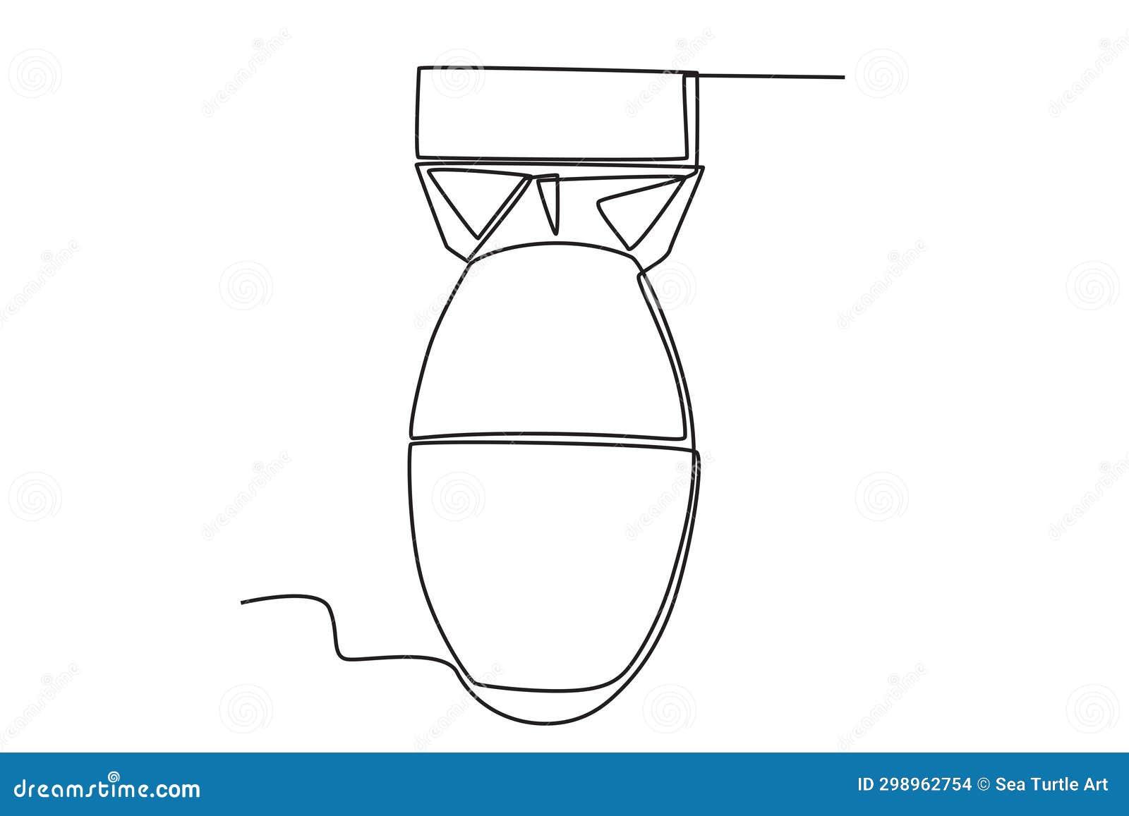 An explosive nuclear bomb stock vector. Illustration of nuclear - 298962754