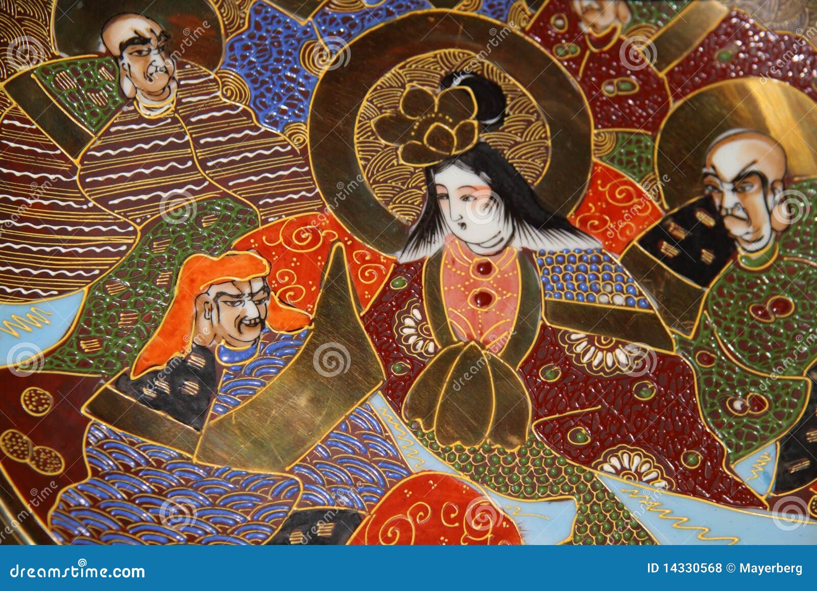 Arte chinesa foto de stock. Imagem de pintado, porcelana - 14330568