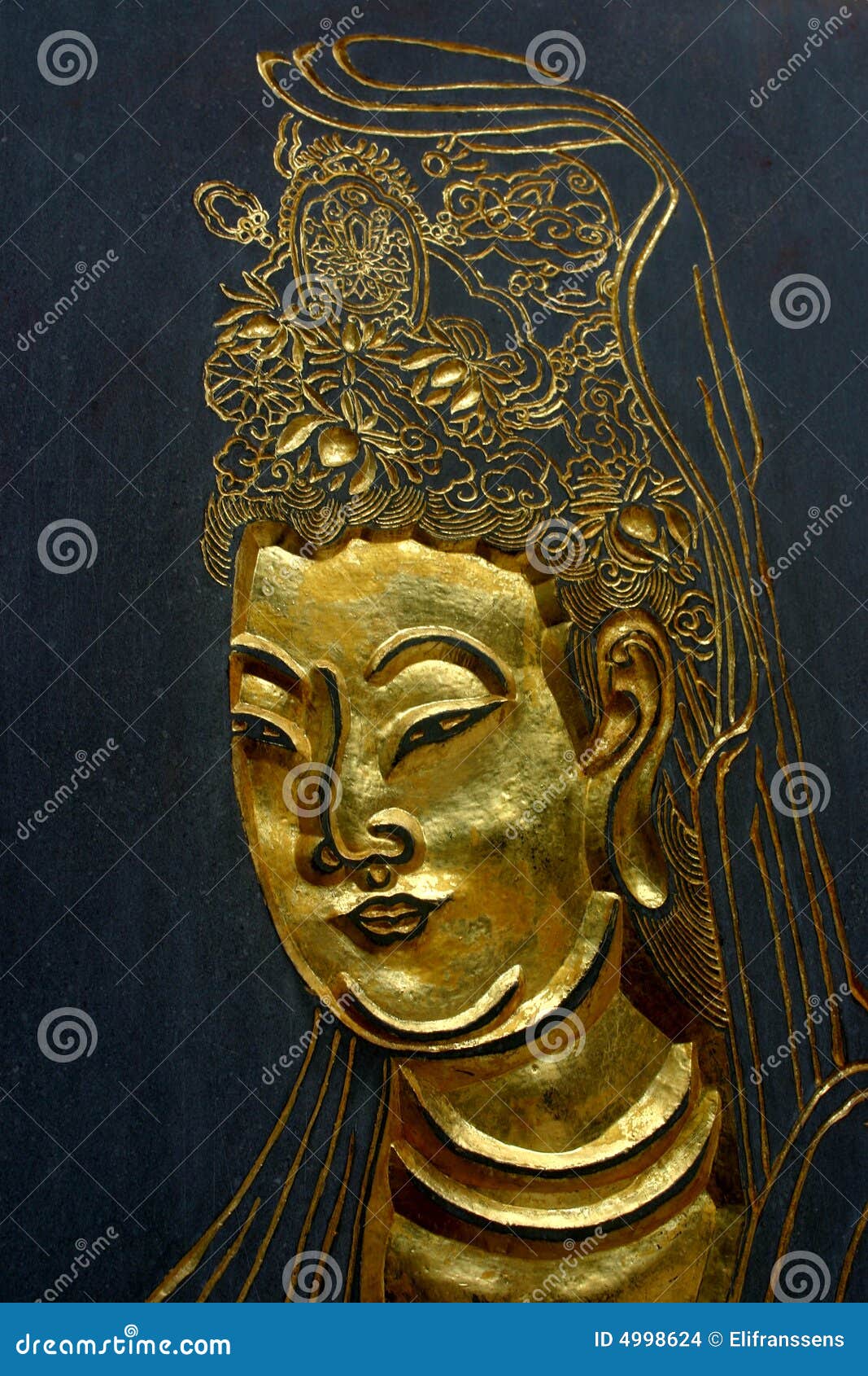 Arte chinesa foto de stock. Imagem de budista, arte, fêmea - 4998624