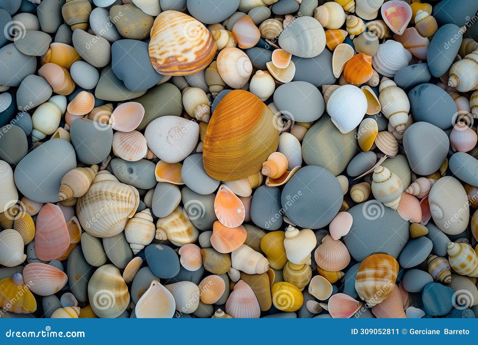 Stones, Shells and Shells Come Together in Perfect Harmony To Convey ...