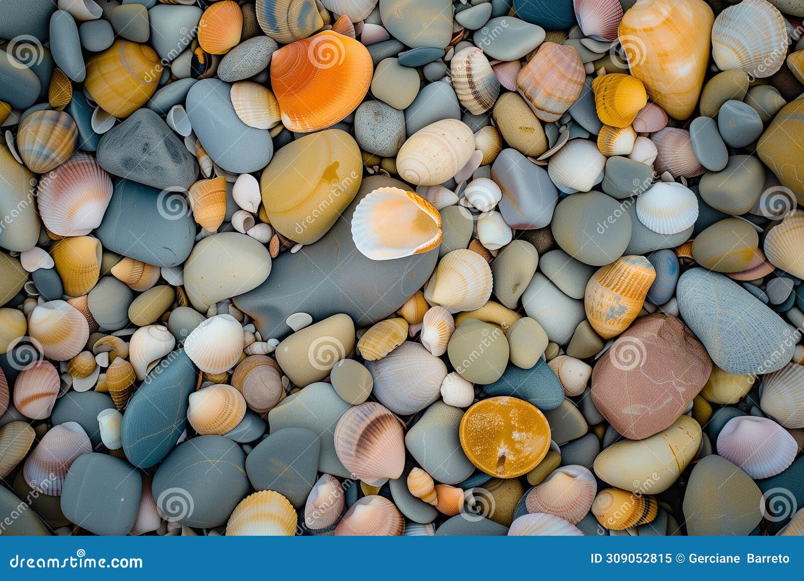 Stones, Shells and Shells Come Together in Perfect Harmony To Convey ...