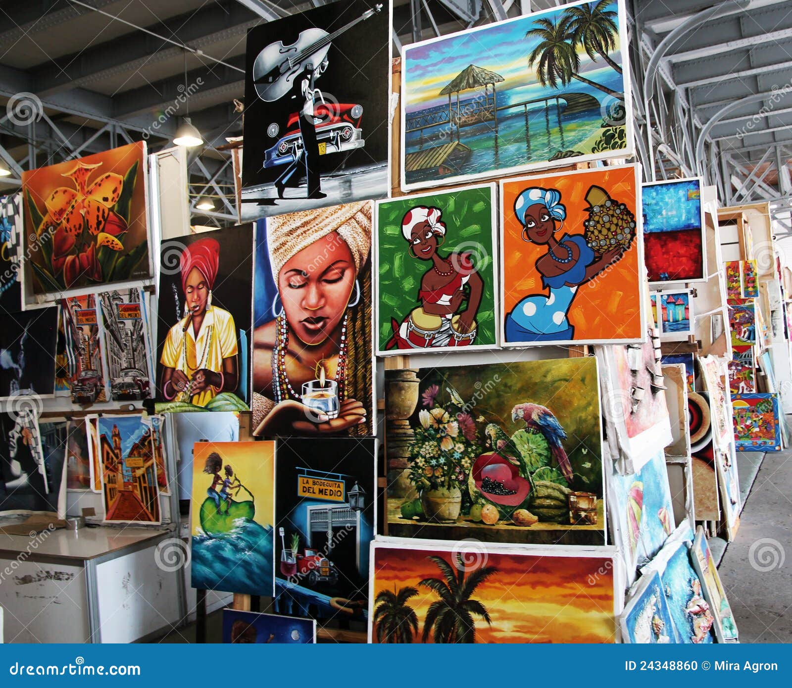 Arte cubano imagen editorial. Imagen de arte, colores - 24348860