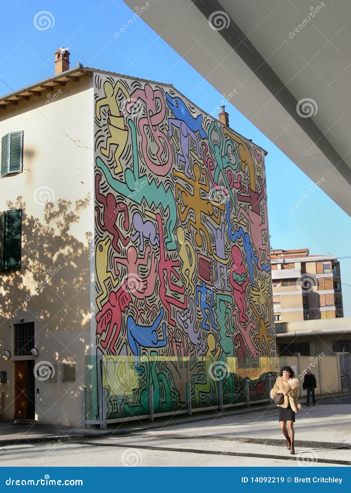 Arte De Keith Haring 1958 - 1990 Imagen de archivo editorial - Imagen ...