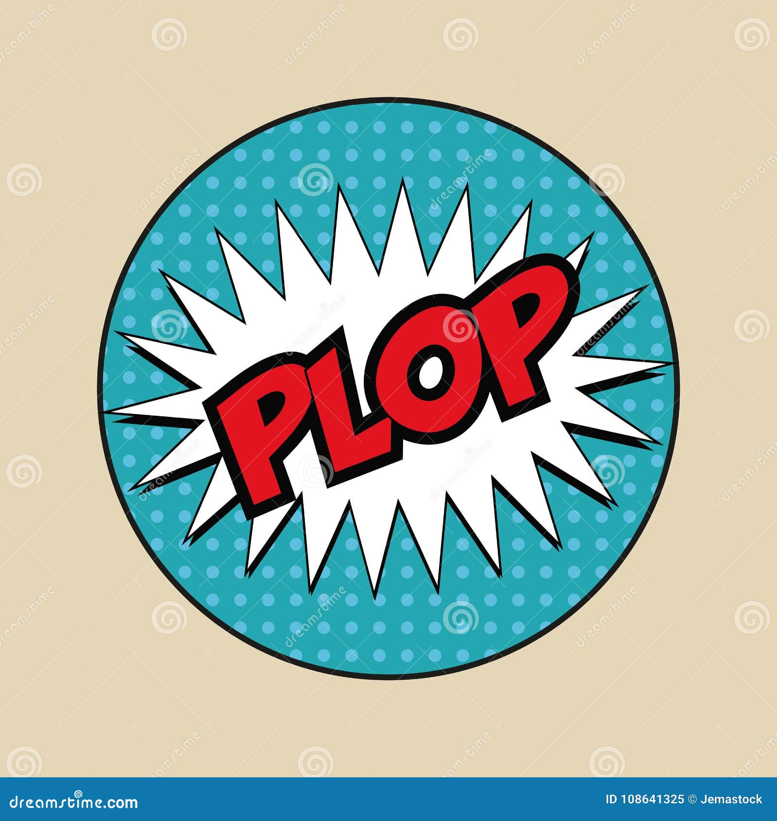 Arte del po del plof ilustración del vector. Ilustración de arte ...