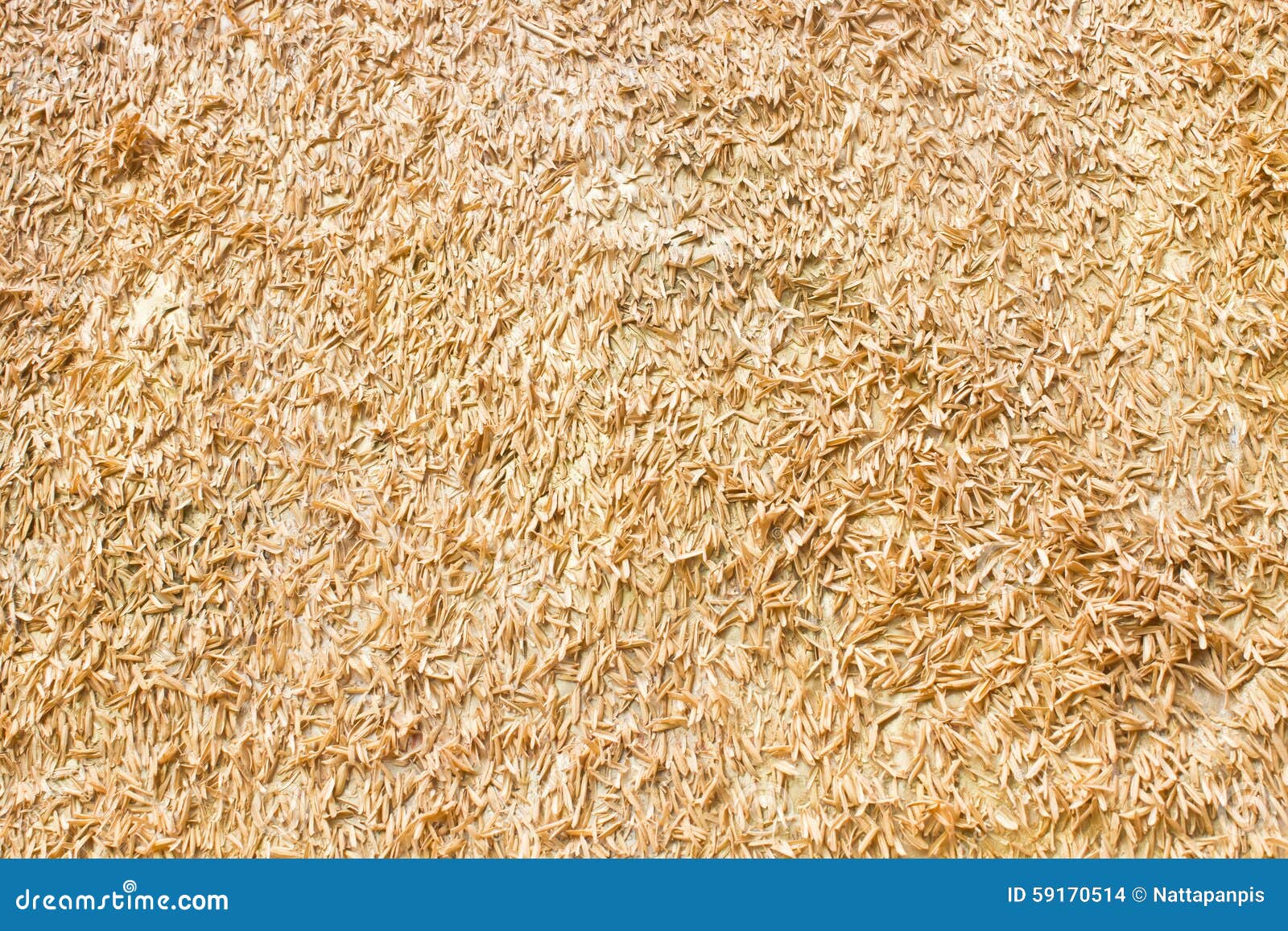 Arte Del Riso, Fatta Della Pula Del Riso Fotografia Stock - Immagine di ...