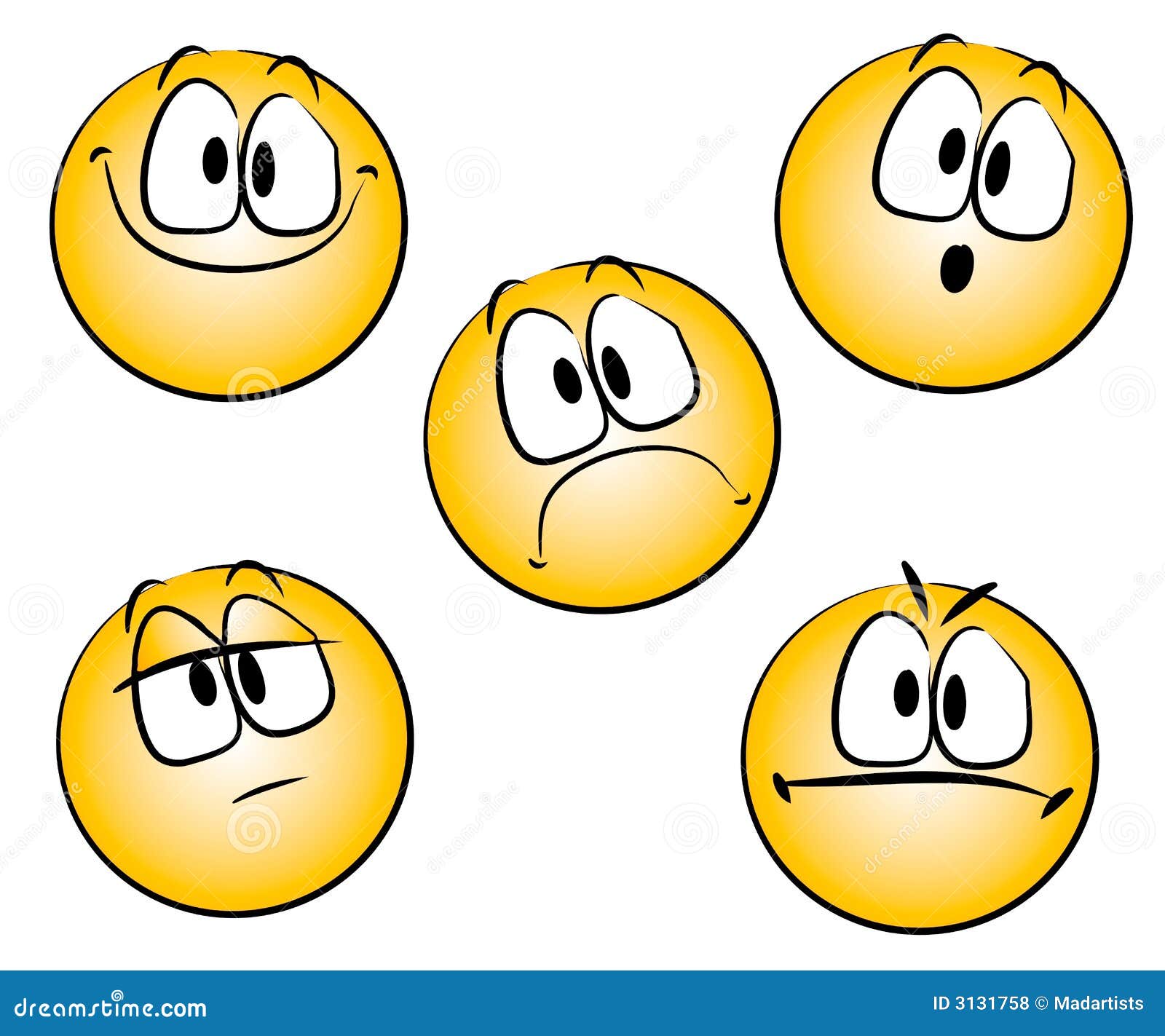 Arte Di Clip Di Smiley Dei Emoticons Illustrazione di Stock ...