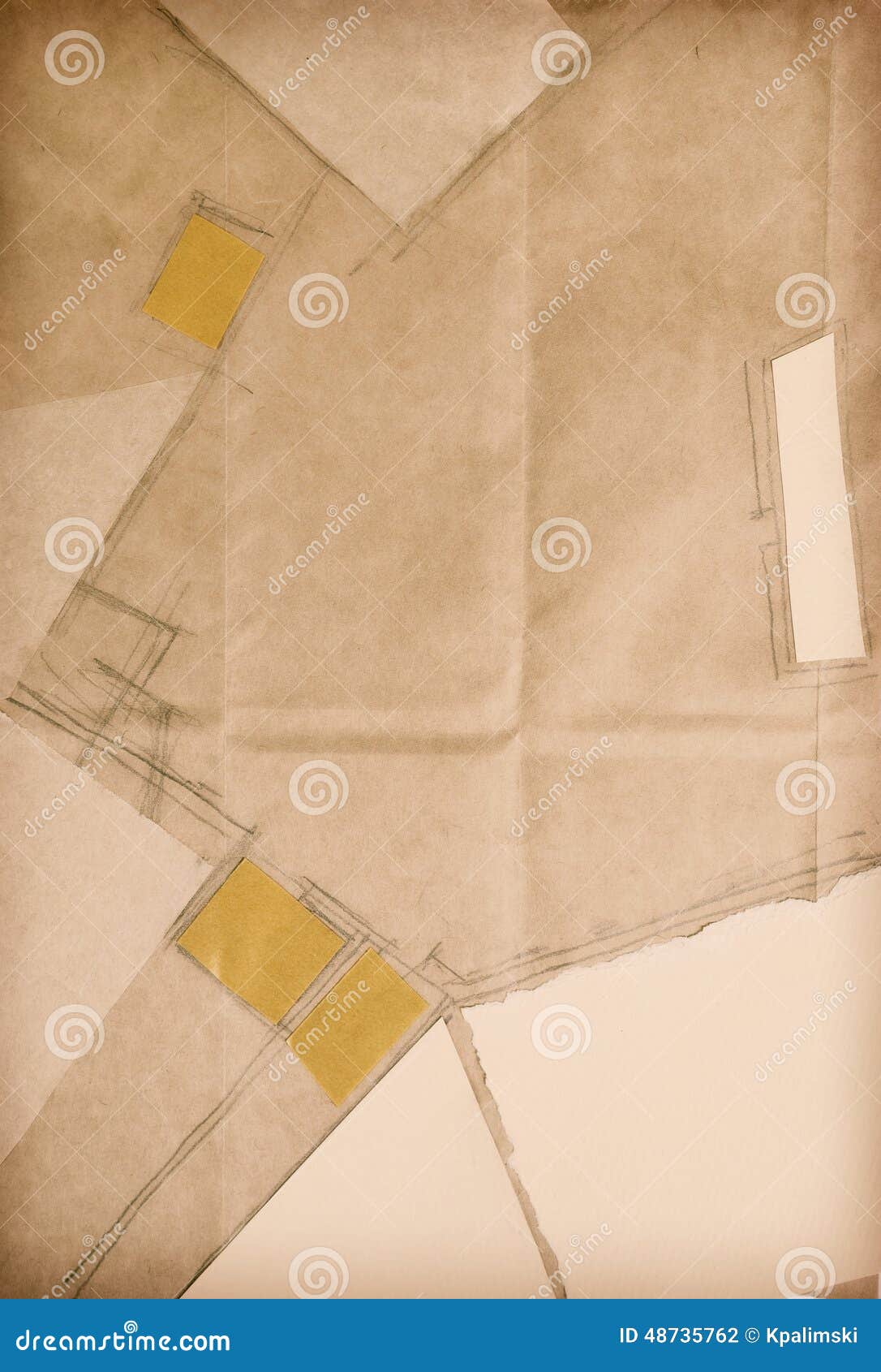 Arte Finala De Papel Da Colagem Ilustração Stock - Ilustração de ...