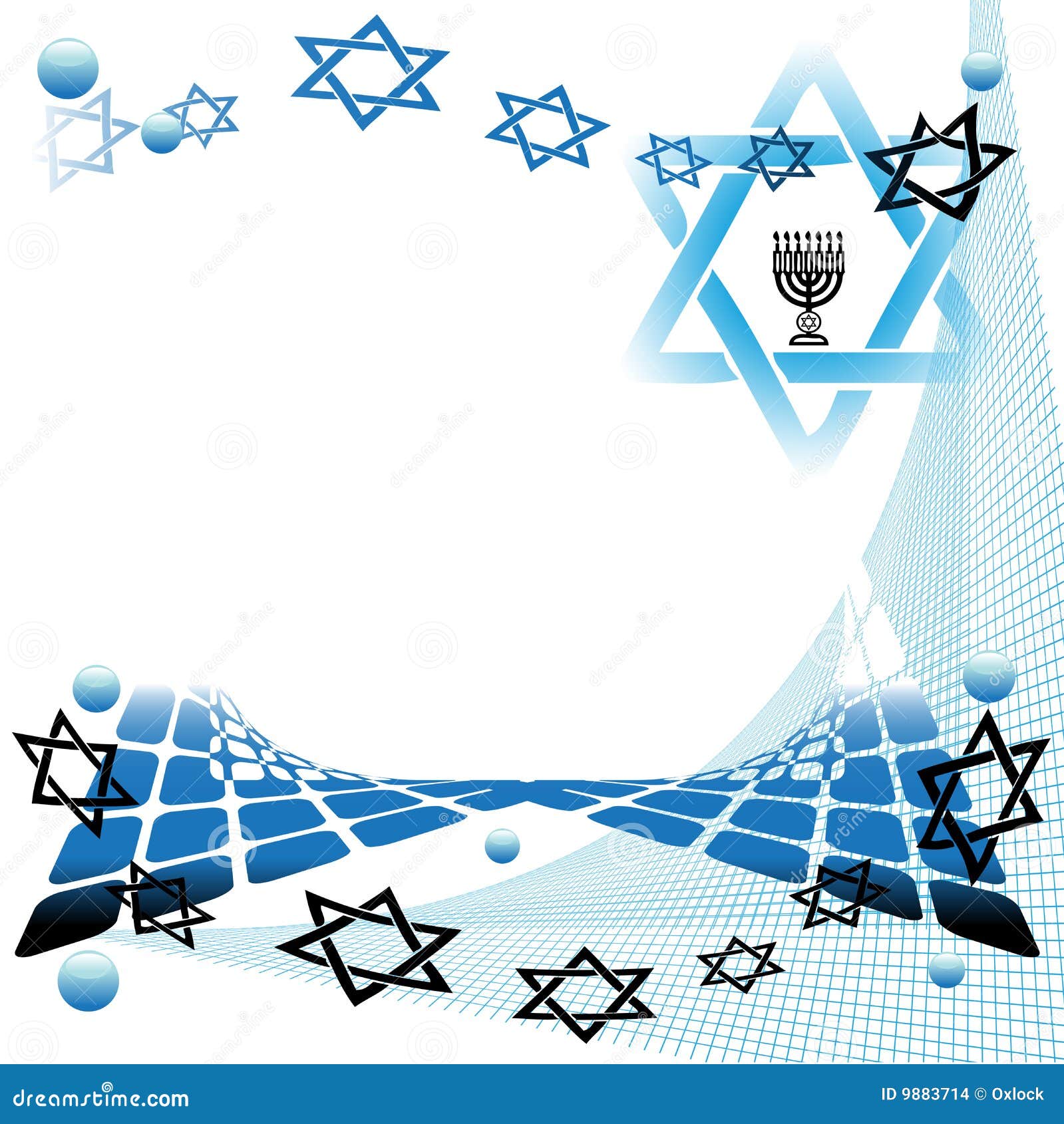 Arte judío abstracto ilustración del vector. Ilustración de wallpaper ...