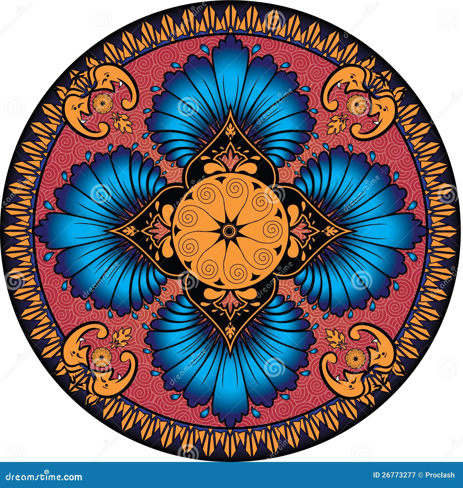 Arte persa 01 stock de ilustración. Ilustración de color - 26773277