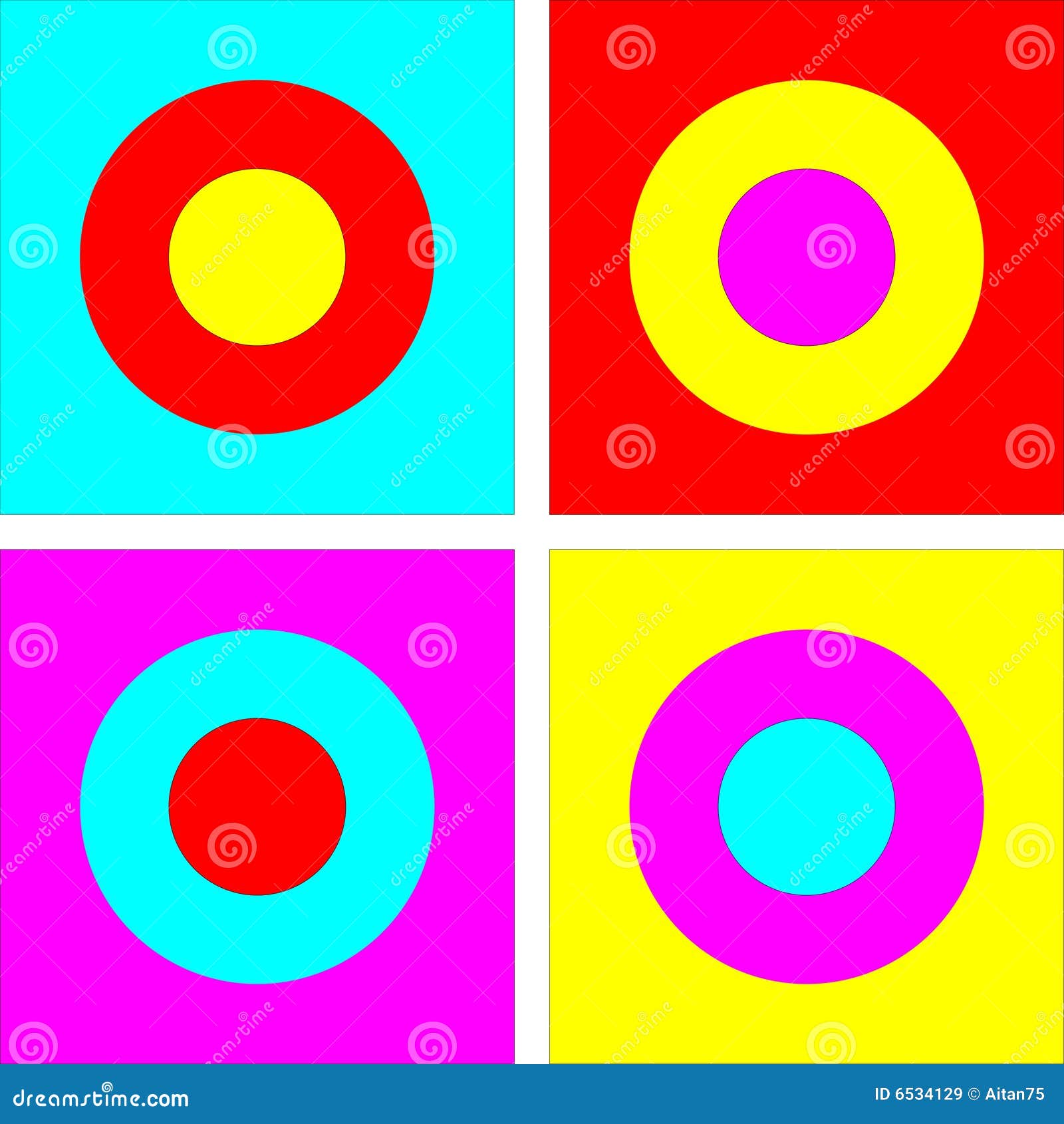 Arte pop stock de ilustración. Ilustración de cuadrados - 6534129