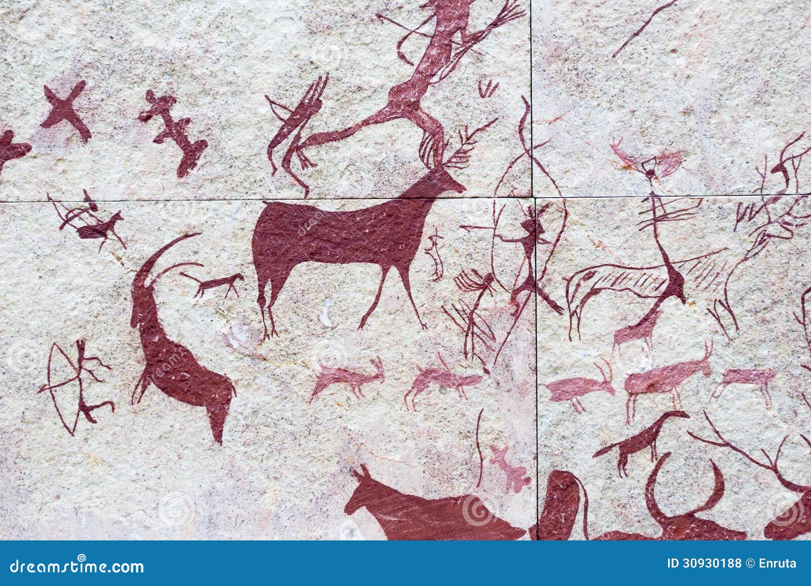 Arte Primitiva Fotos de Stock Royalty Free - Imagem: 30930188