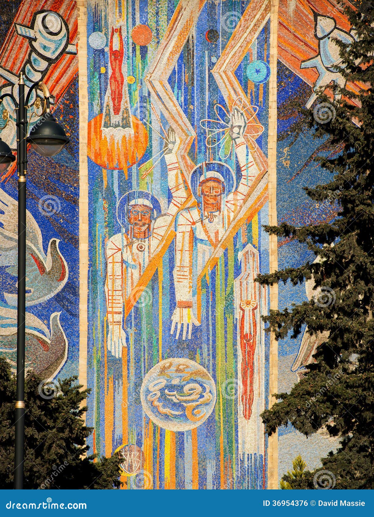 Arte soviético foto editorial. Imagen de palomas, espacio - 36954376