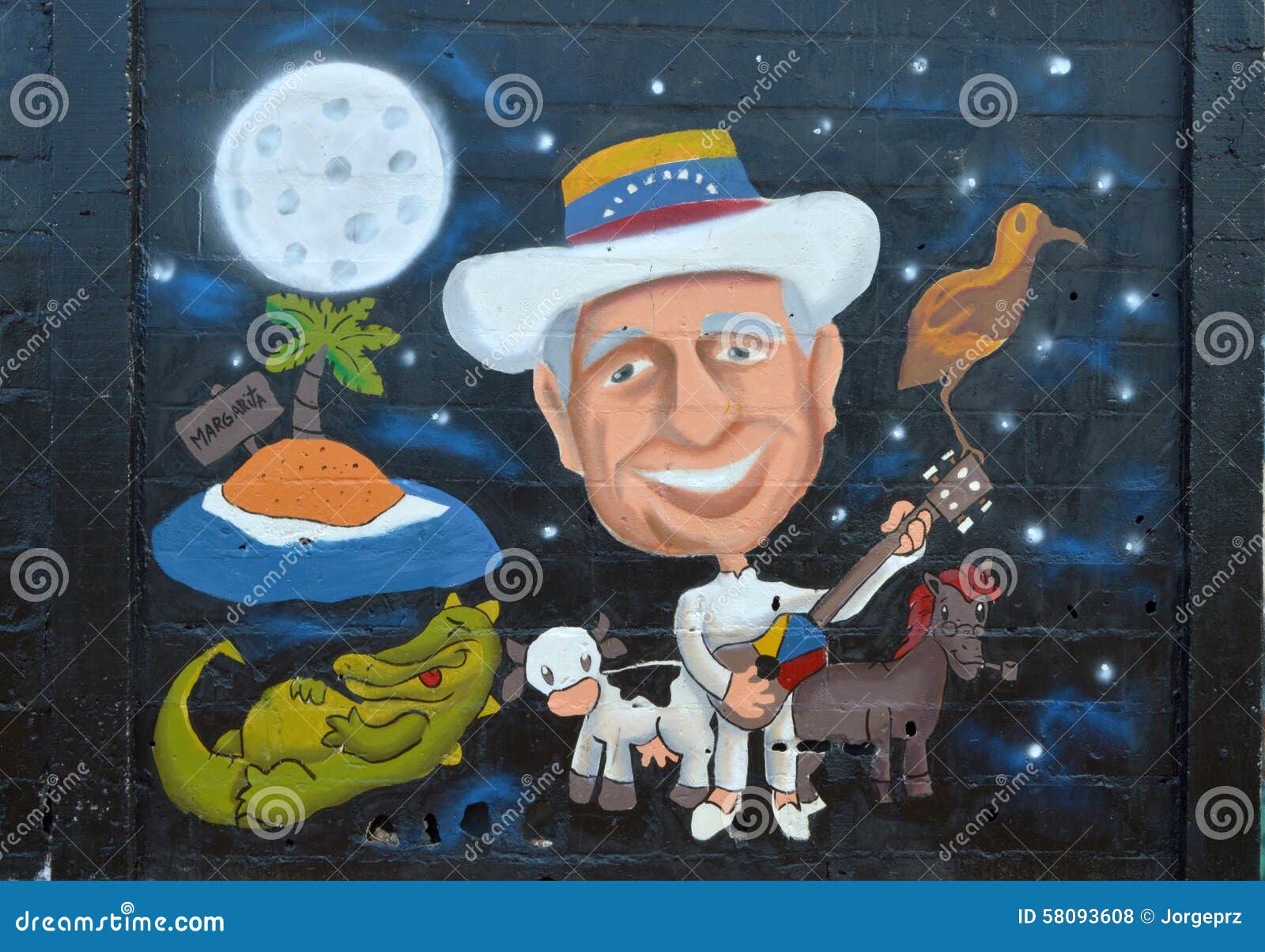 Arte Urbano Tributo a Simon Díaz Foto de archivo editorial - Imagen de ...