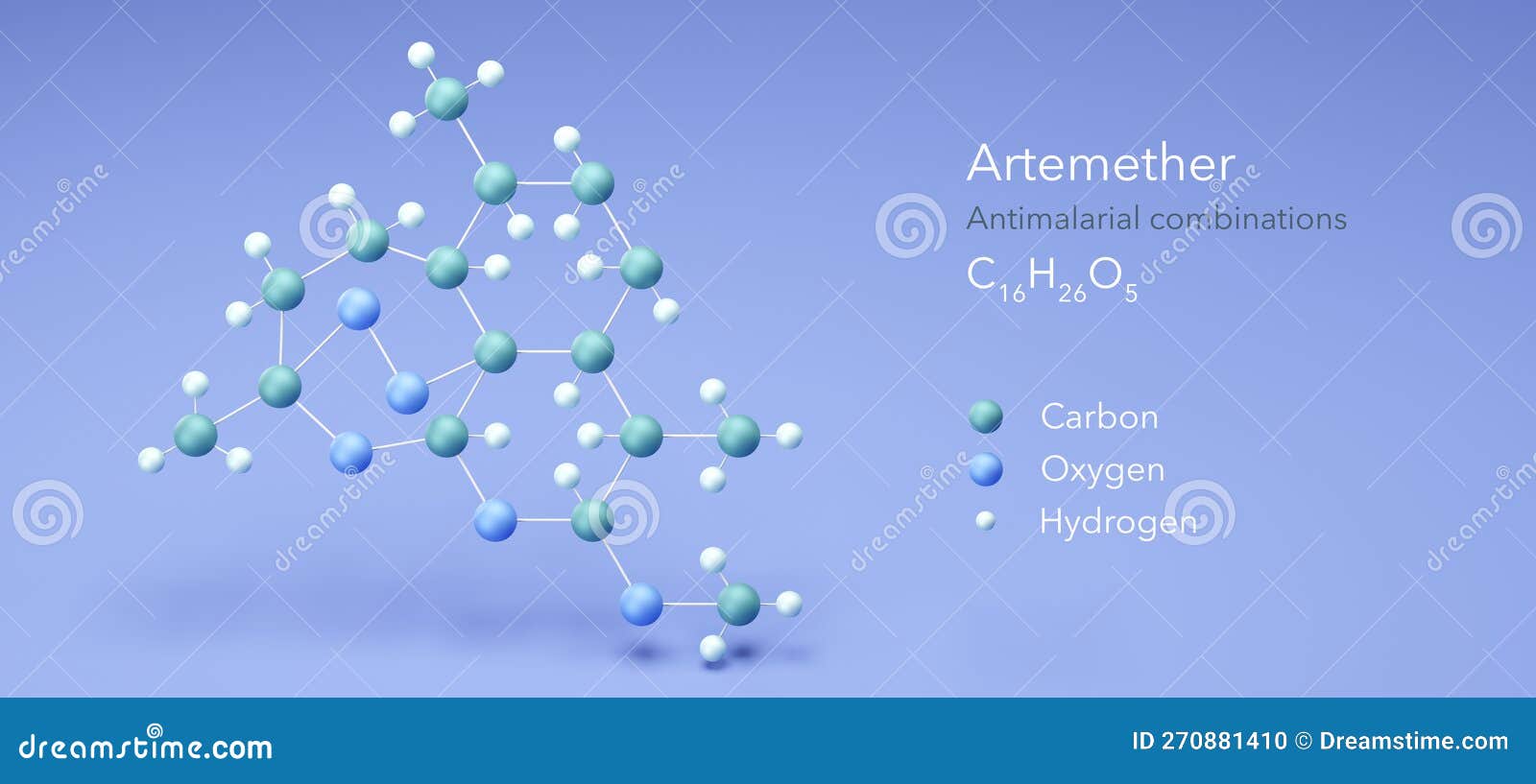 Artemether Molecule, Molecular Structures, Antimalarial Combinations ...