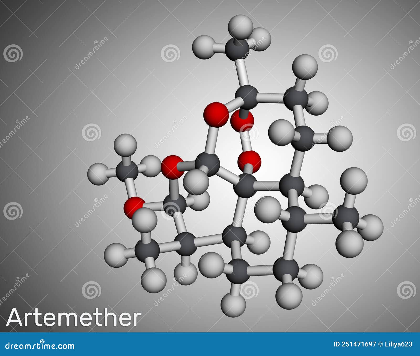 Artemether Molecule. It Is Used For The Treatment Of Malaria. Molecular ...