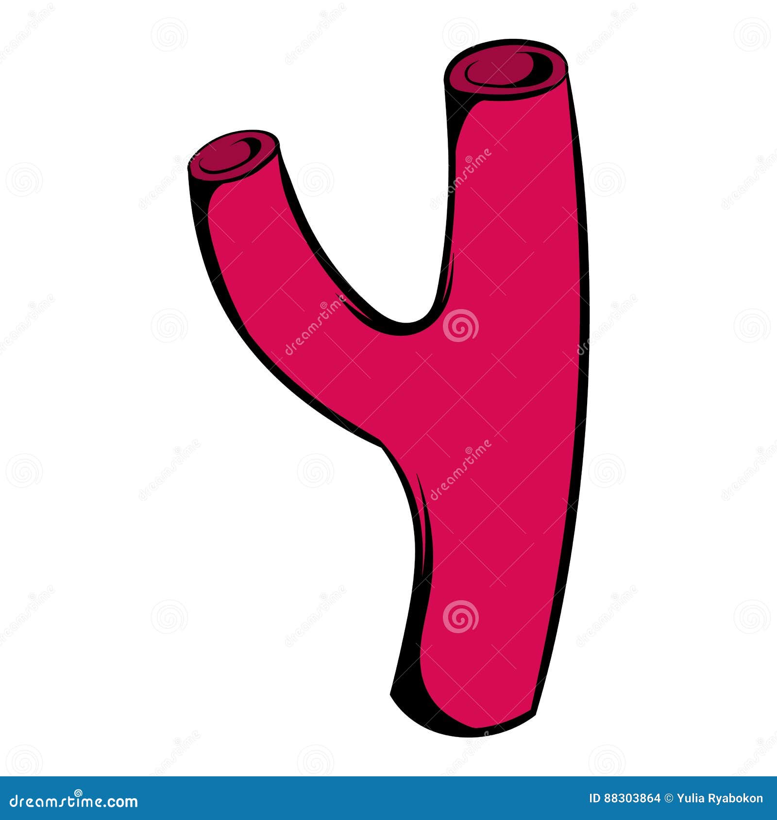 Artery icon, icon cartoon stock vector. Illustration of anatomy - 88303864