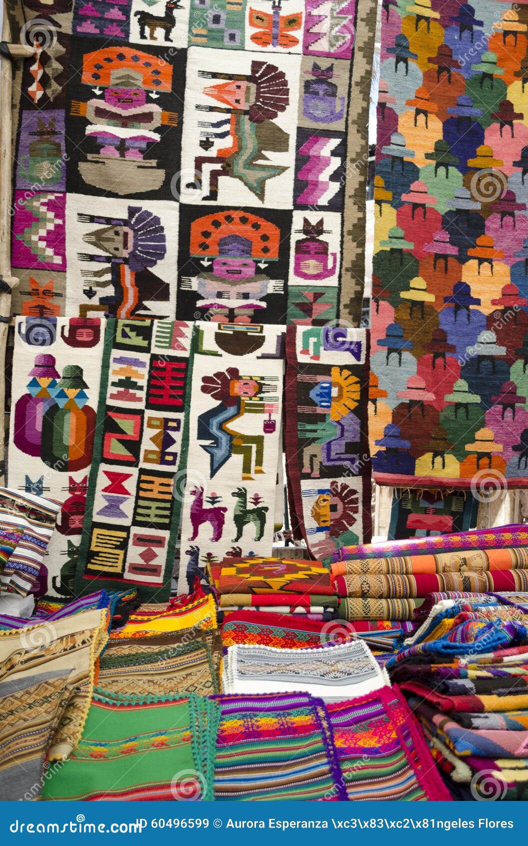 Artesanía peruana imagen de archivo. Imagen de colorido - 60496599