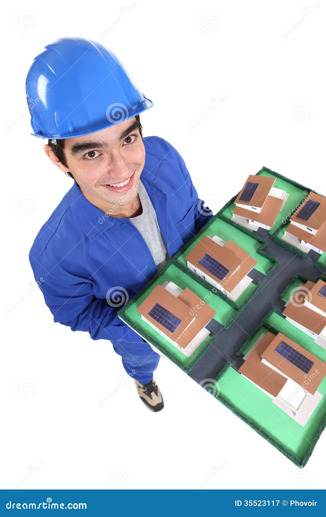 Artesano Que Lleva a Cabo Un Modelo Imagen de archivo - Imagen de ...