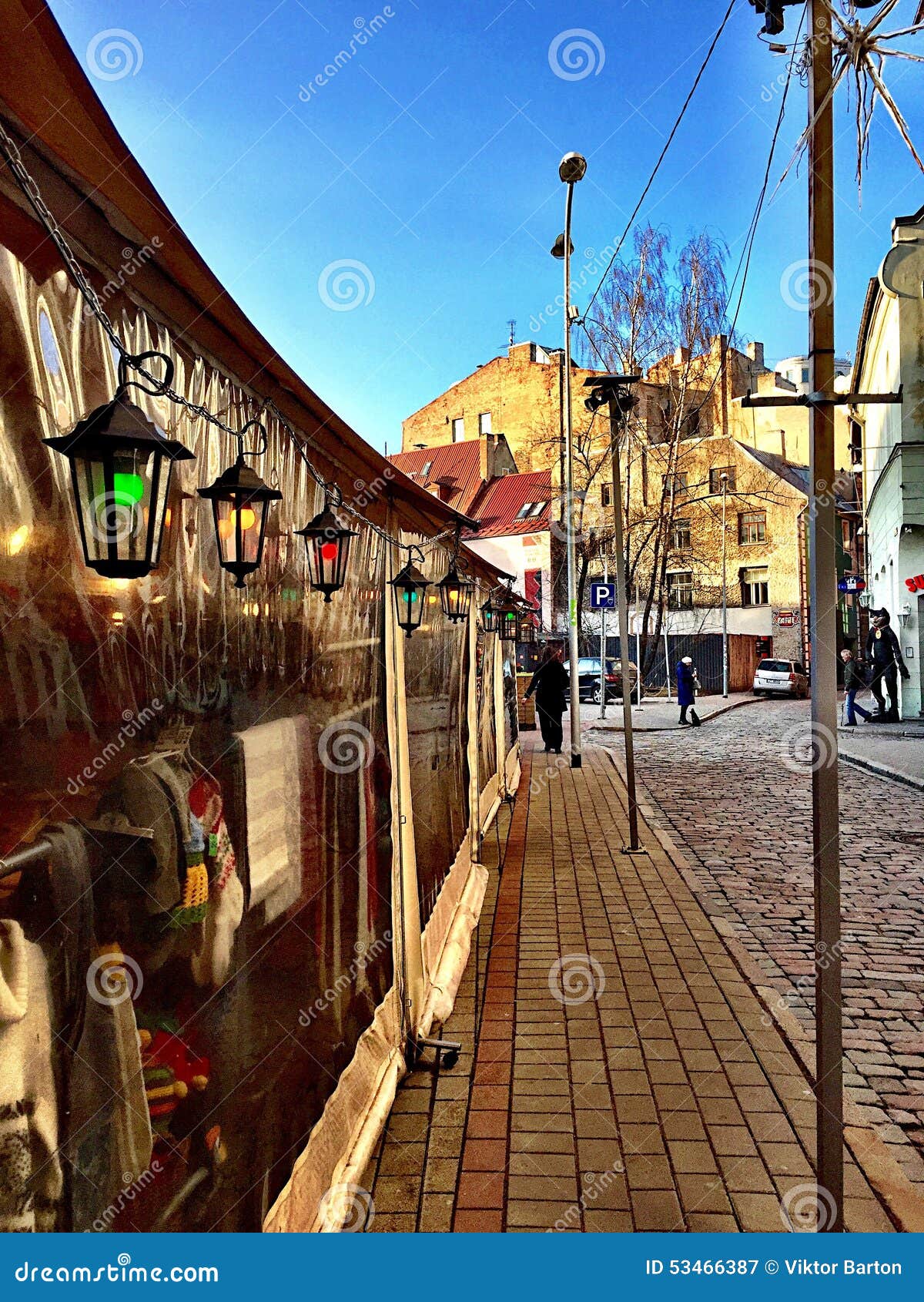 Artisan Market in the Old Riga. Stock Image - Image of estonia ...