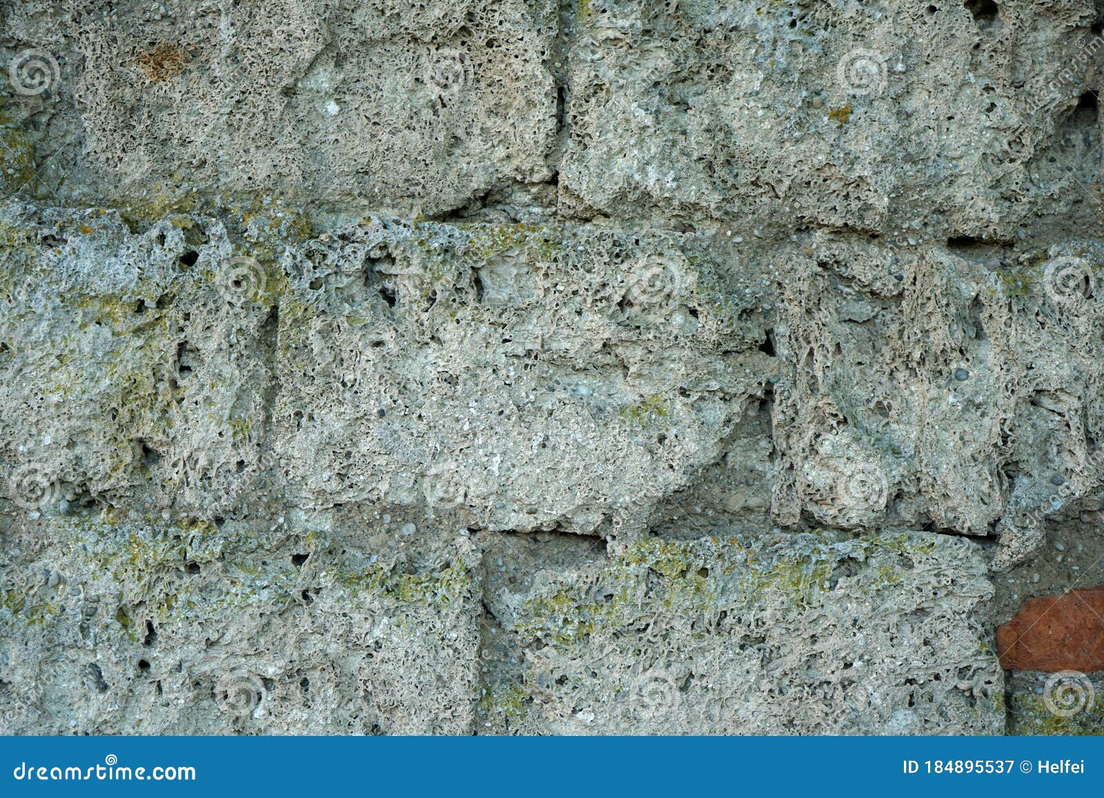 Artfully Built Wall with Natural Stone Stock Image - Image of ...