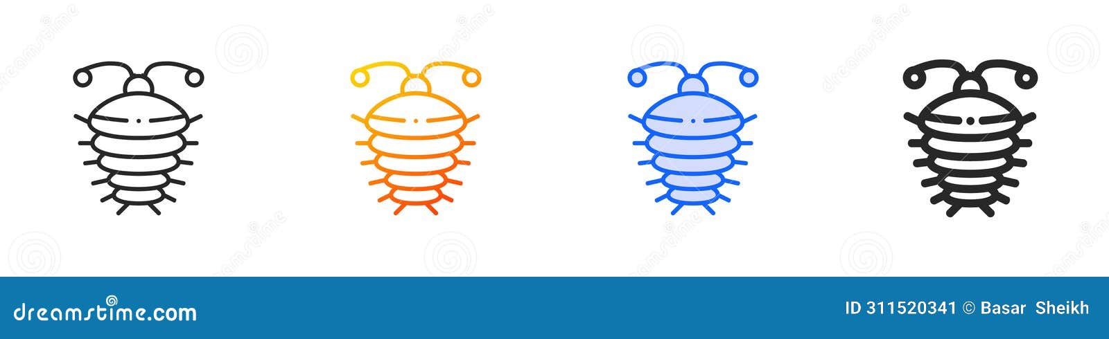 Arthropod Icon Vector. Trendy Flat Arthropod Icon From Stone Age ...