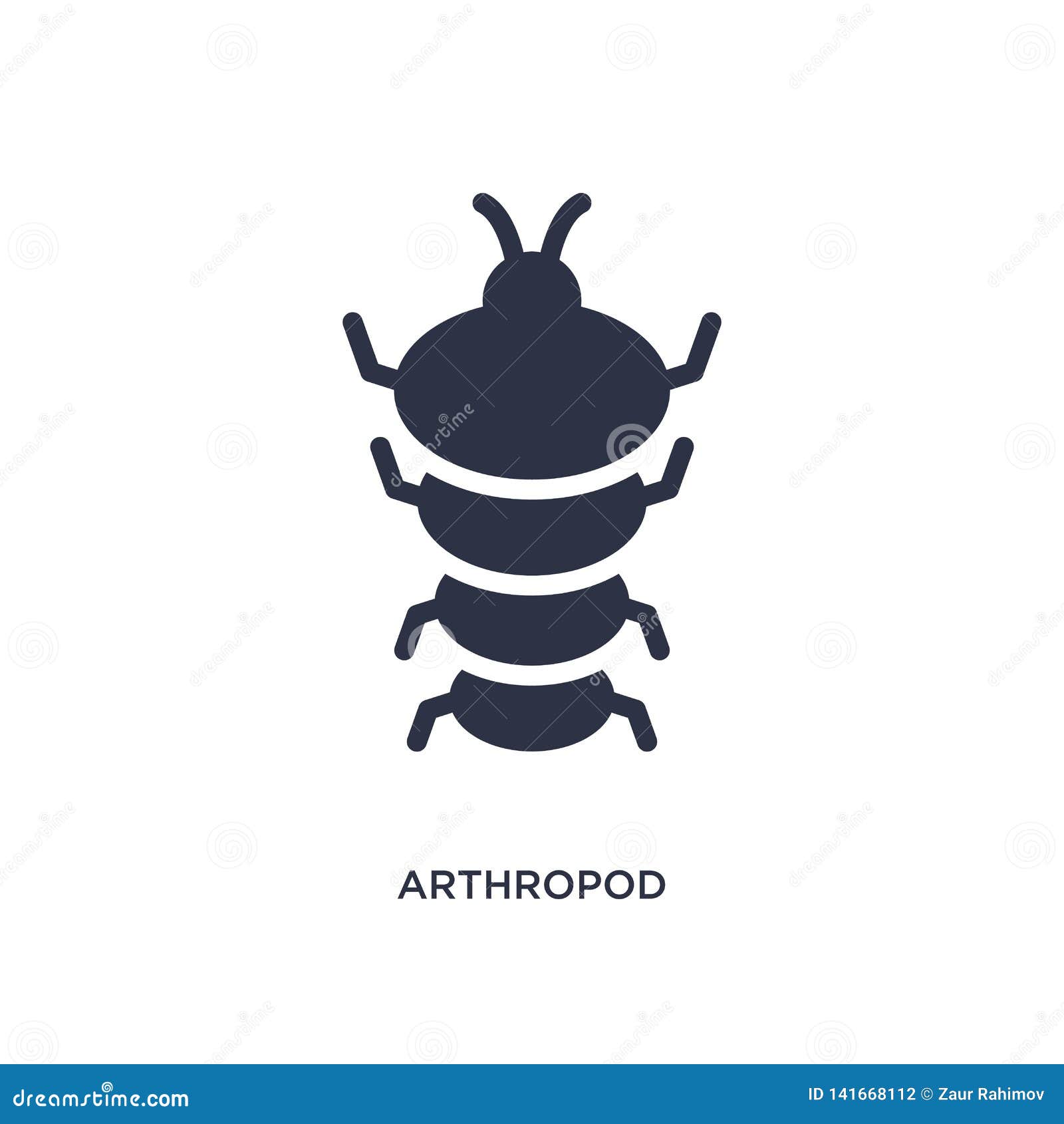 Arthropod Icon On White Background. Simple Element Illustration From ...
