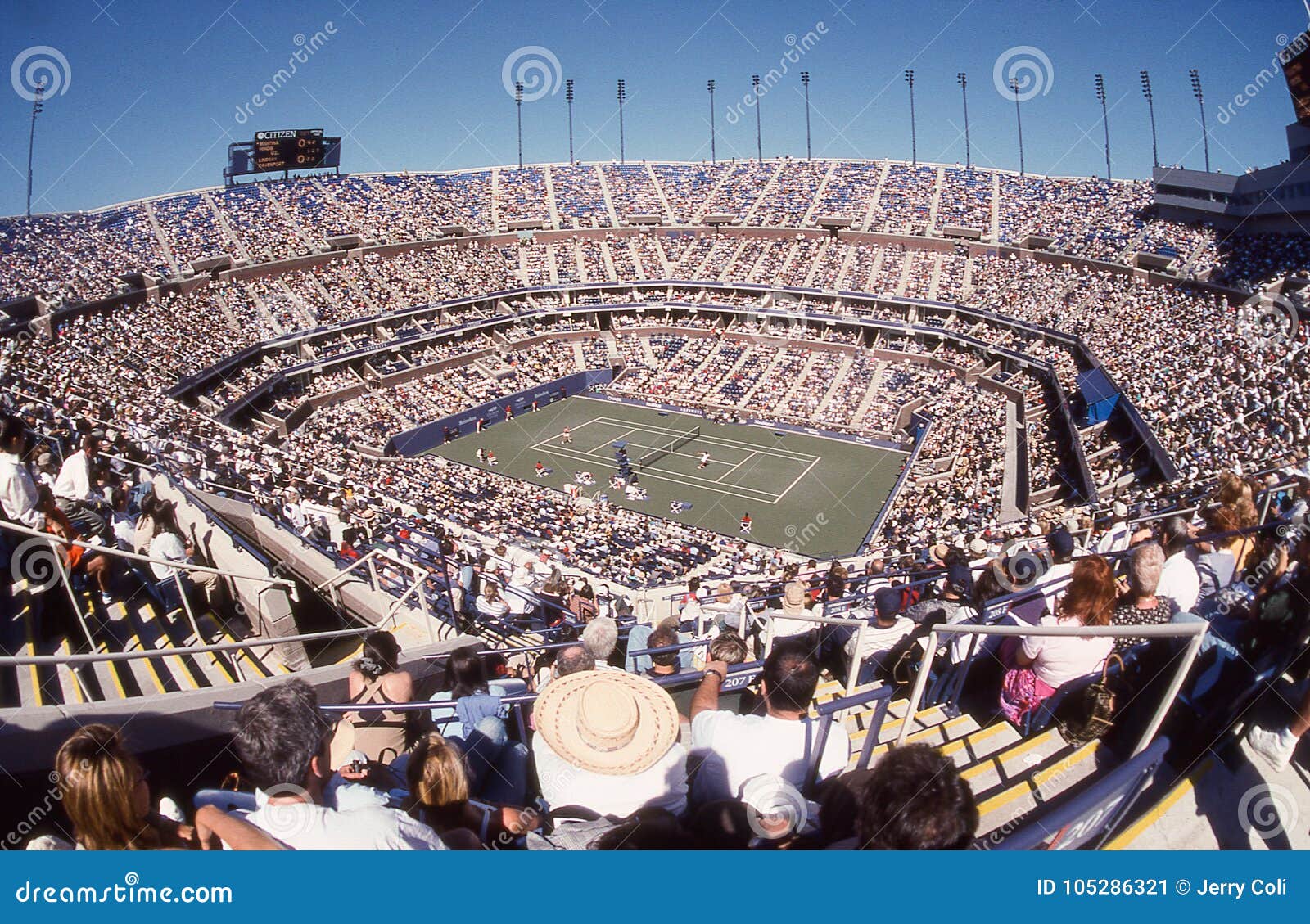 Arthur Ashe Stadium fotografia editoriale. Immagine di corteo - 105286321