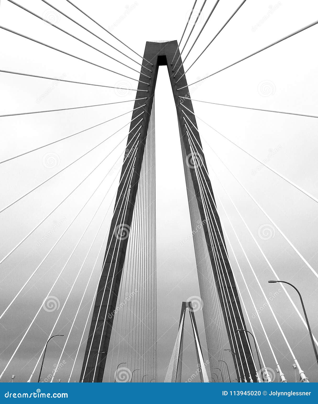 Arthur Ravenel Bridge stock photo. Image of bridge, ravenel - 113945020