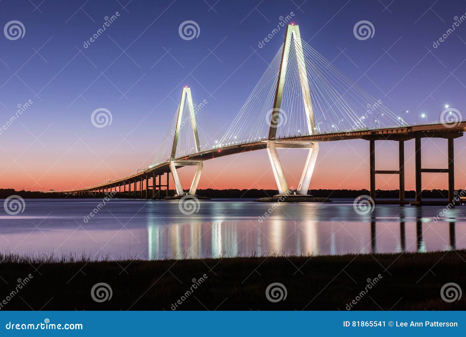 Arthur Ravenel Jr. Bridge Charleston SC Editorial Photo - Image of ...