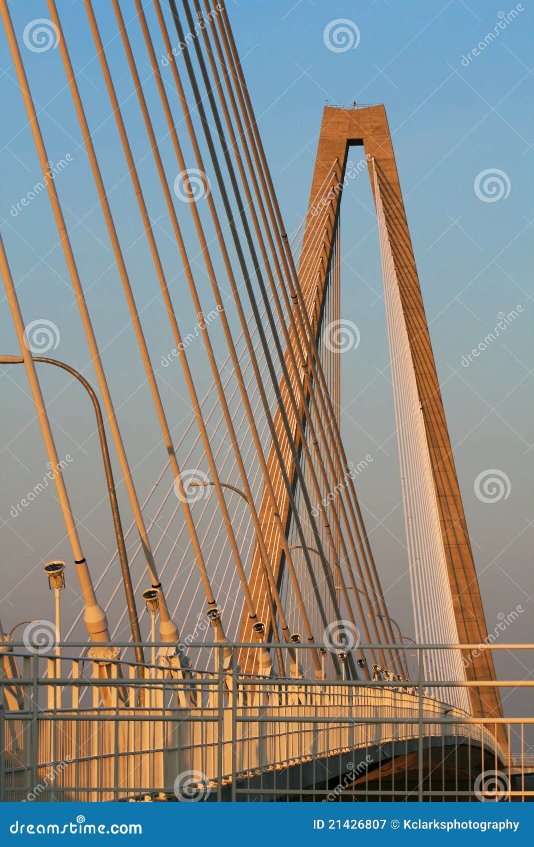 Arthur Ravenel Jr. Cable Bridge Charleston S.C. Stock Image - Image of ...