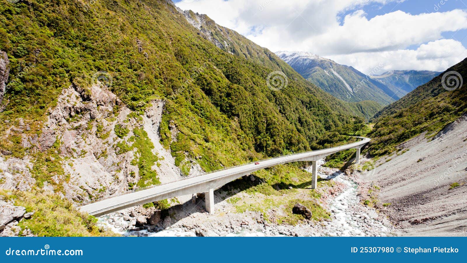 Arthurs Pass Viaduct Highway, Southern Alps, NZ Stock Photo - Image of ...