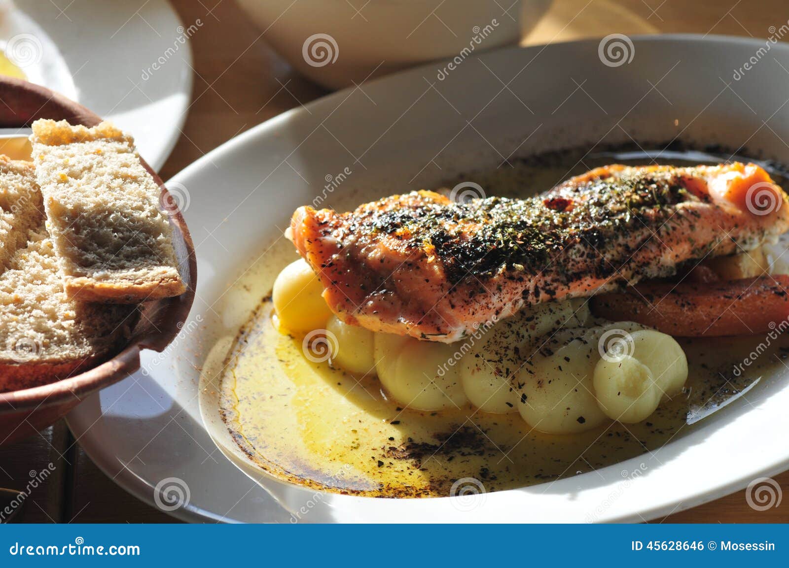 Artic char fish stock photo. Image of potato, japan, macro - 45628646