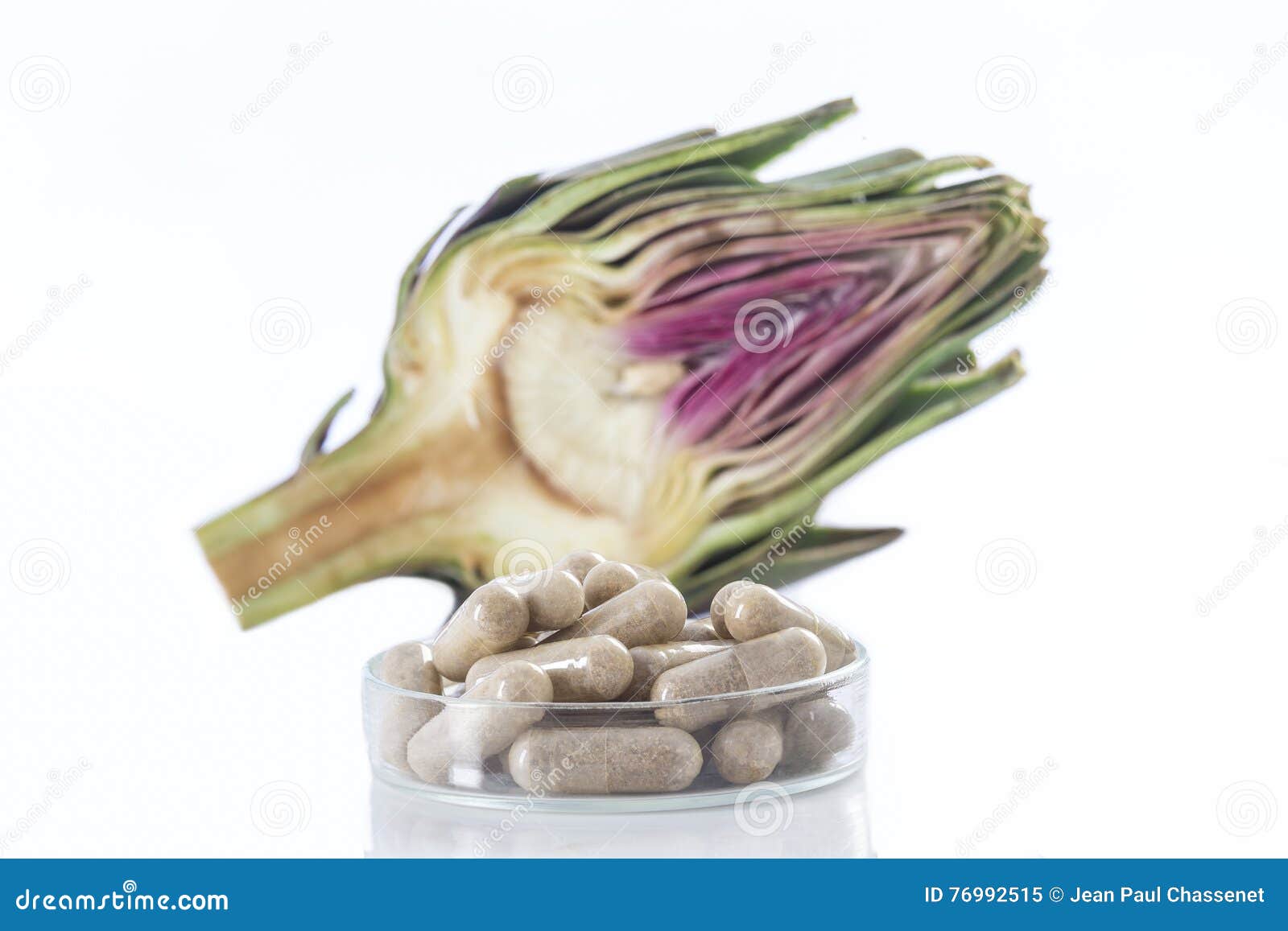 Artichoke Leaf Extract Capsules. Tablets, and Ampoules Stock Image ...