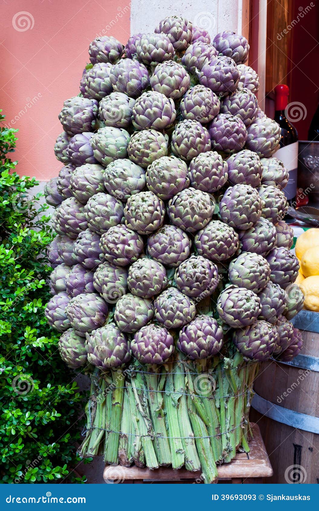 Artichokes stock image. Image of italian, mediterranean - 39693093